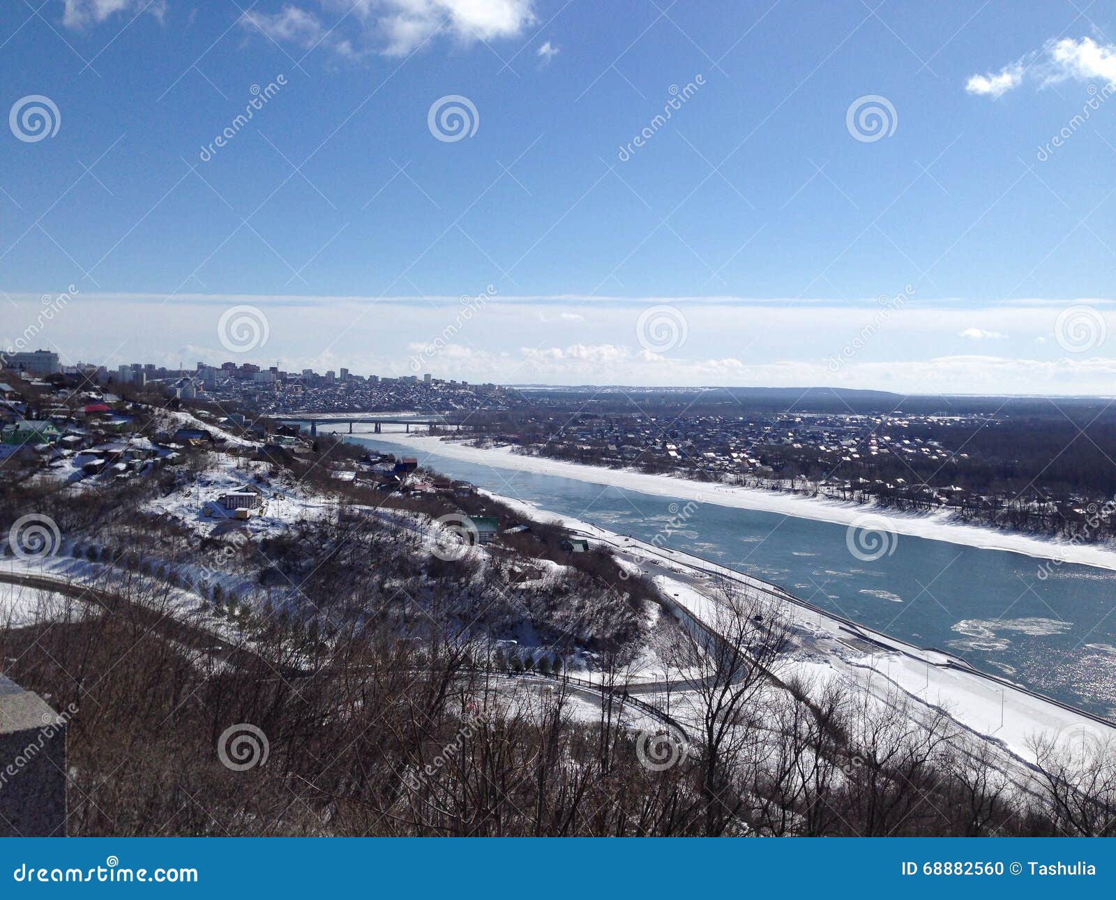 Ufa and River Belaya, Russia Stock Photo - Image of blue, view: 68882560
