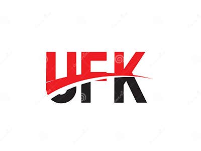 UFK Letter Initial Logo Design Vector Illustration Stock Image - Image ...