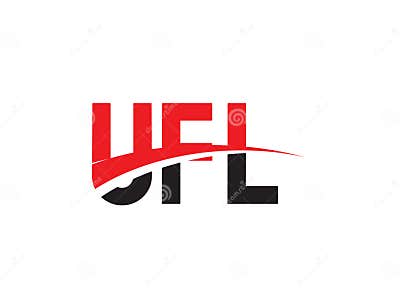 UFL Letter Initial Logo Design Vector Illustration Stock Photo - Image ...