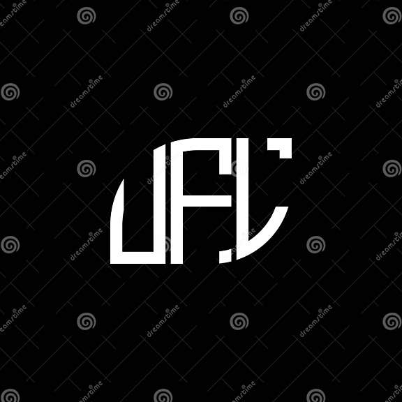 UFL Letter Logo Design on Black Background. UFL Creative Initials ...
