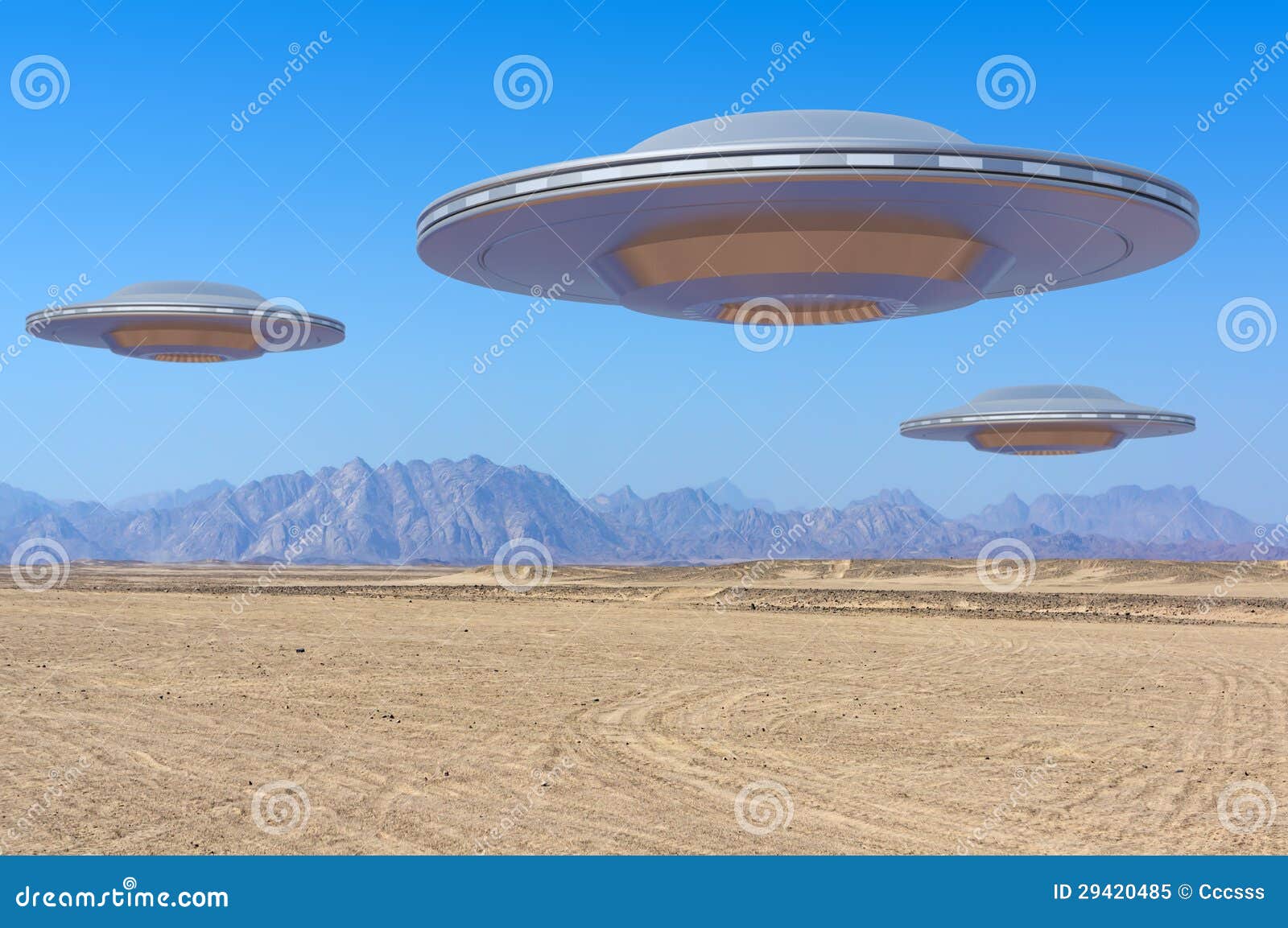 UFO stock illustration. Illustration of aliens, visit - 29420485