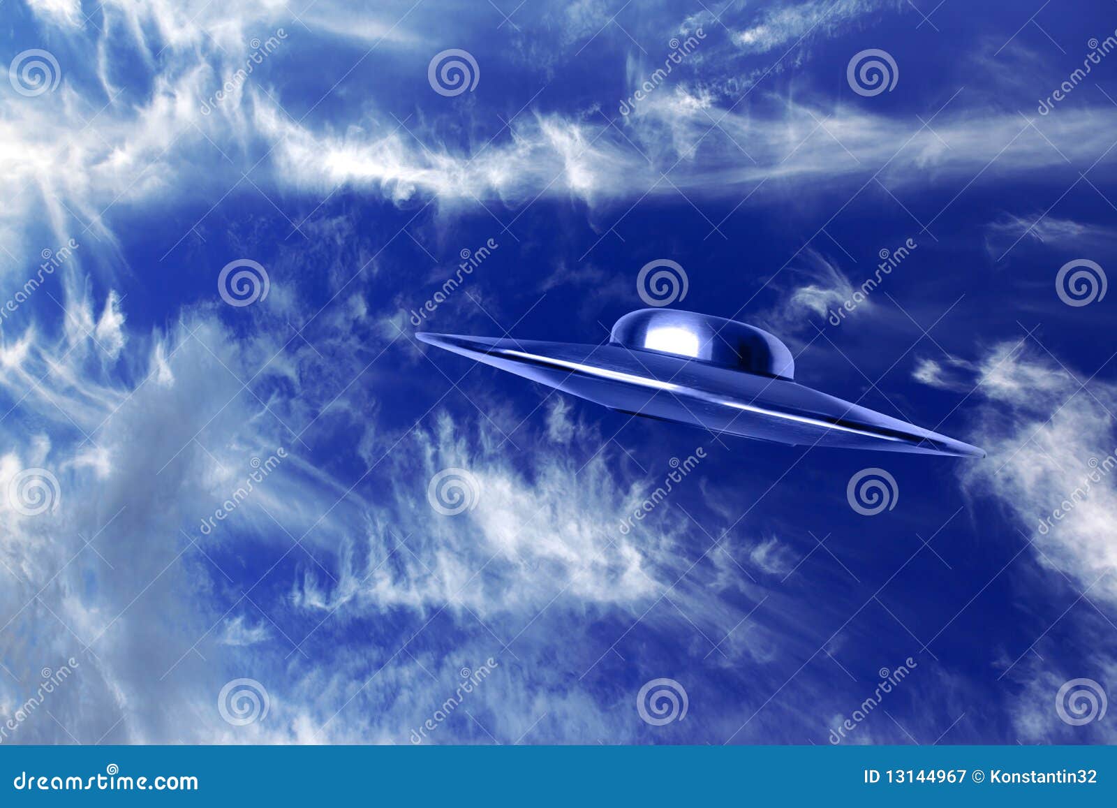 UFo and beautiful blue sky stock image. Image of peace - 13144967