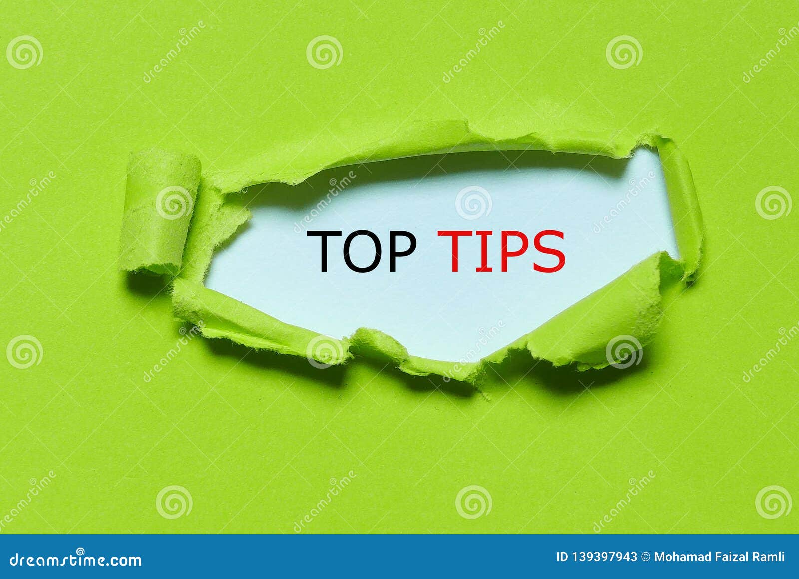 UFO Green Torn Paper Written with Top Tips. Stock Image - Image of ...