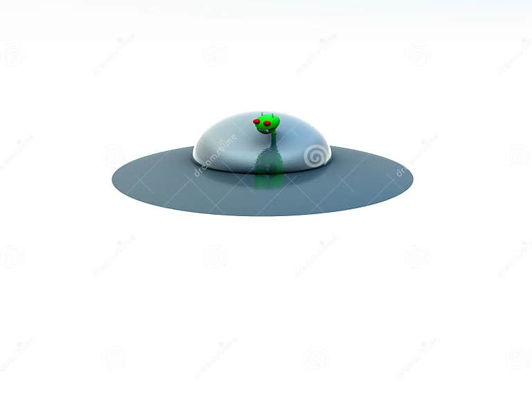 UFO Hover stock illustration. Illustration of little, transport - 1651088