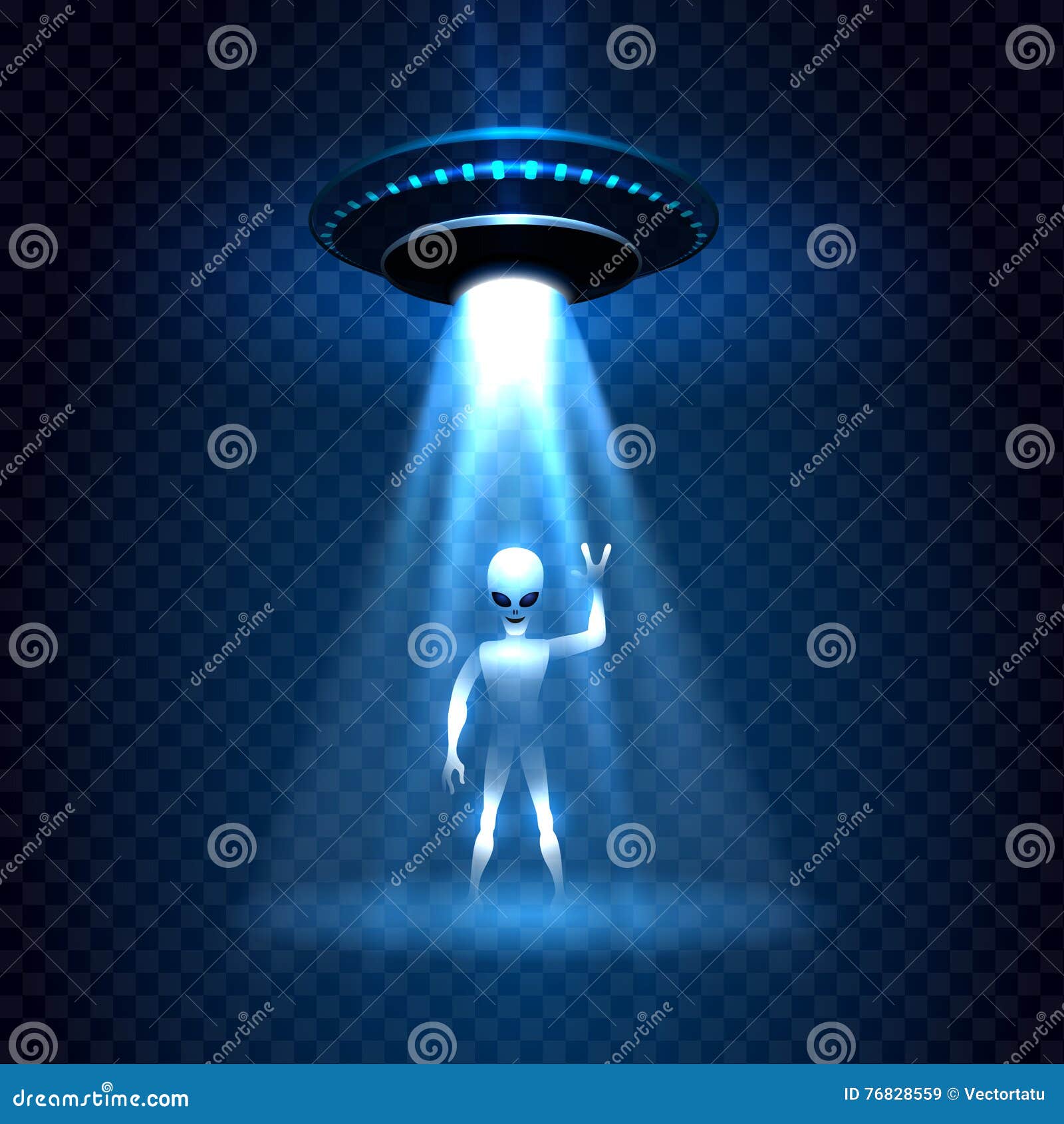 The Invasion Of The Alien Fleet - Illustration Created With Generative ...