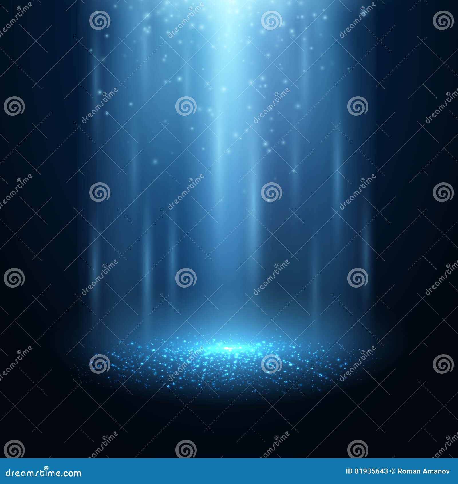 Light Beam On Transparent Background. Realistic Spotlight Light Beams ...