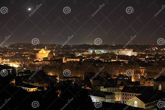 Ufo night in Rome stock photo. Image of flying, rome - 47253412