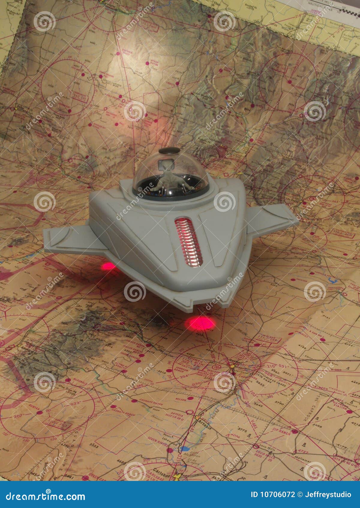UFO Scout Ship stock photo. Image of future, spacecraft - 10706072