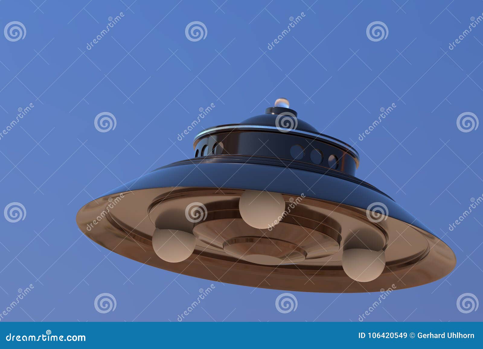 UFO seen by George Adamski editorial stock image. Illustration of ...