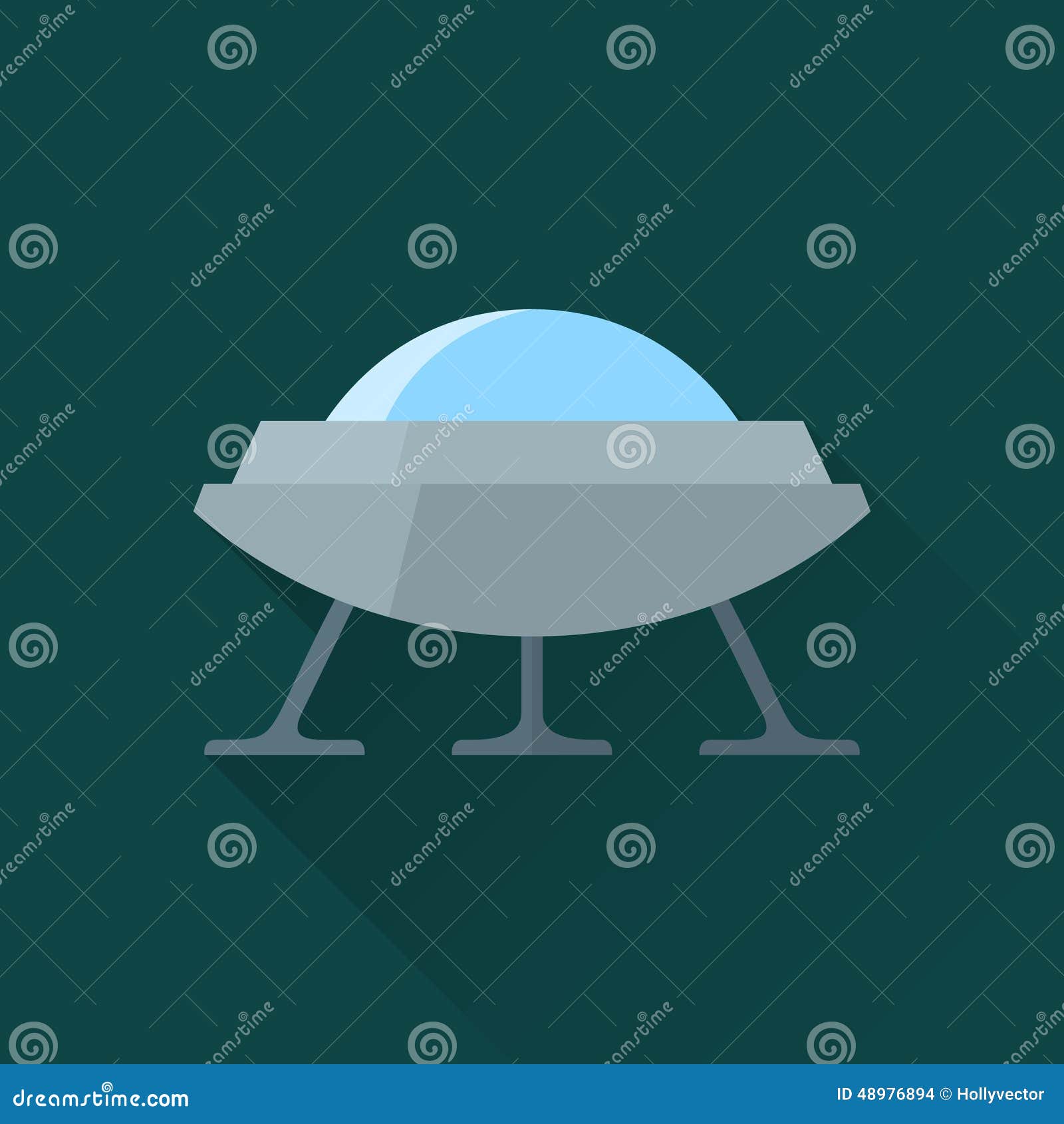 Ufo symbol stock illustration. Illustration of shape - 48976894