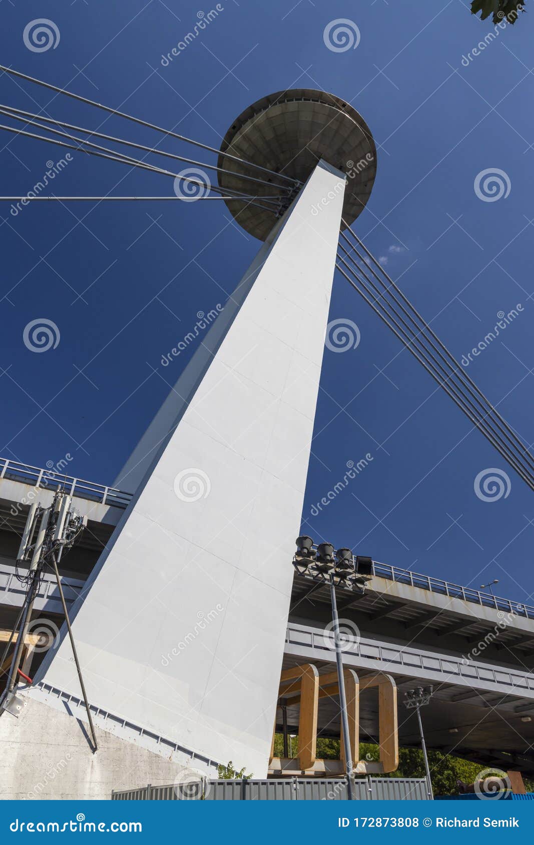 Ufo Tower in Bratislava, Slovakia Stock Photo - Image of tower ...