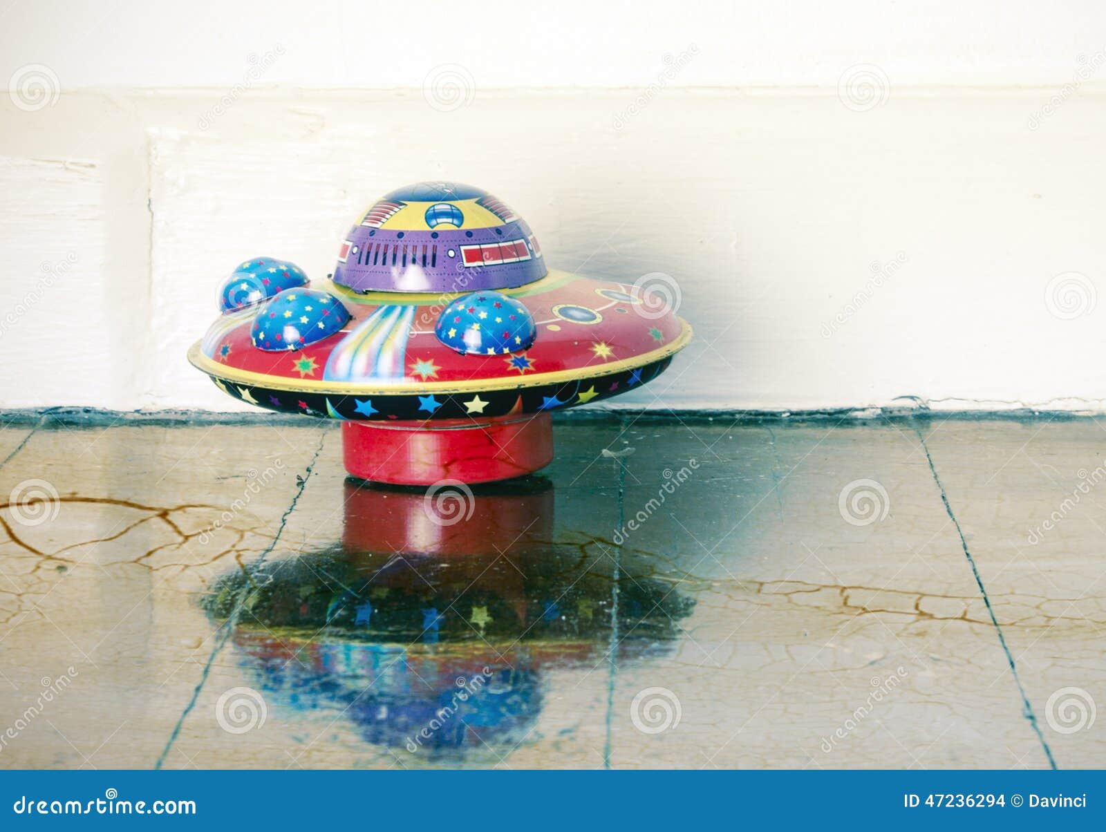 Ufo toy stock photo. Image of floor, antique, blue, science - 47236294
