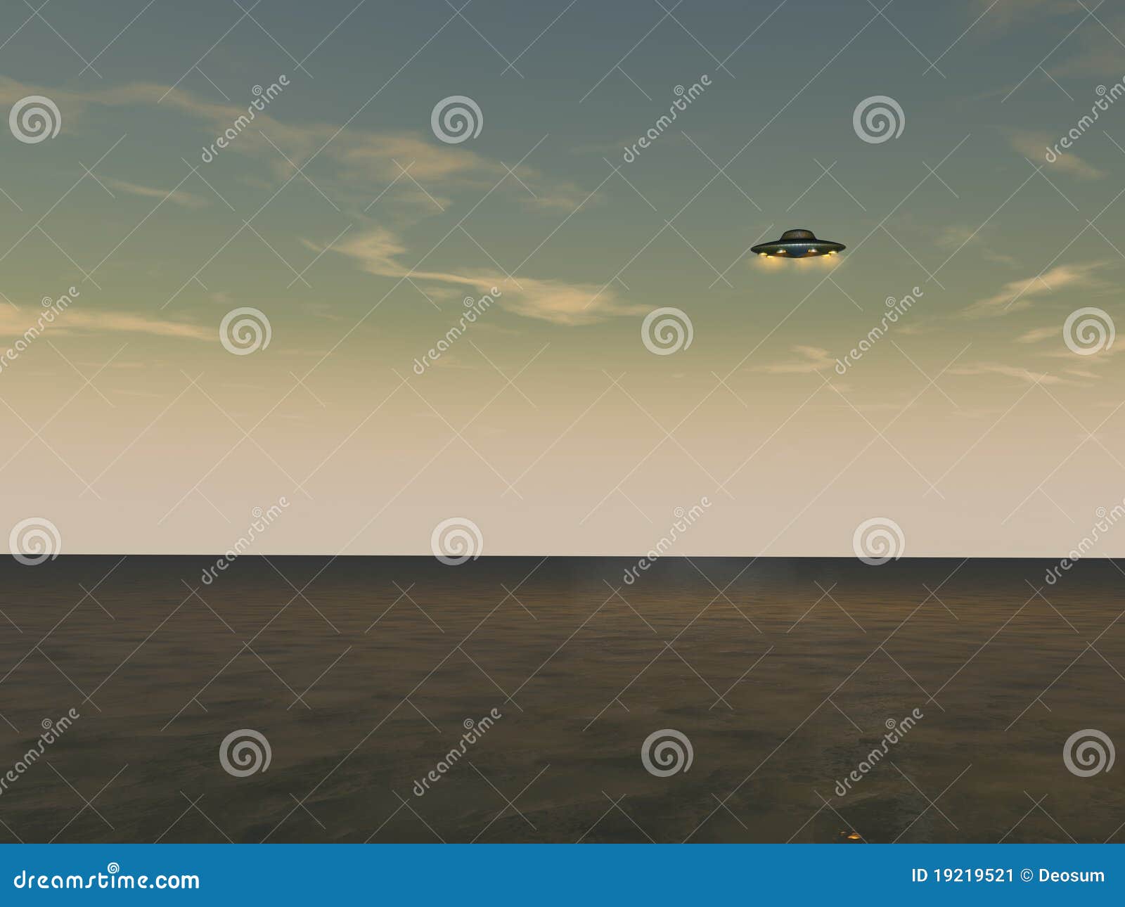 UFO - Unidentified Flying Object Stock Illustration - Illustration of ...