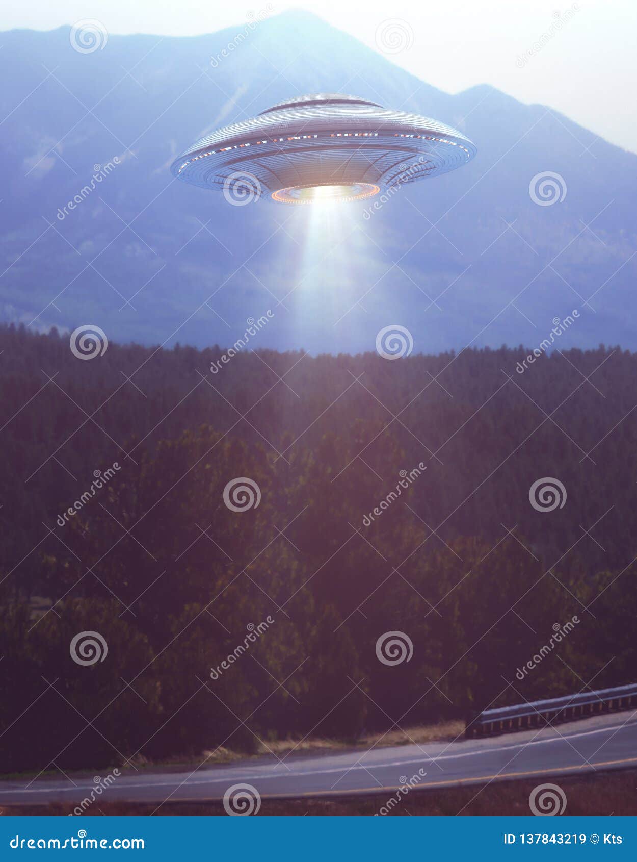 UFO Unidentified Flying Object Stock Image - Image of disk, vintage ...