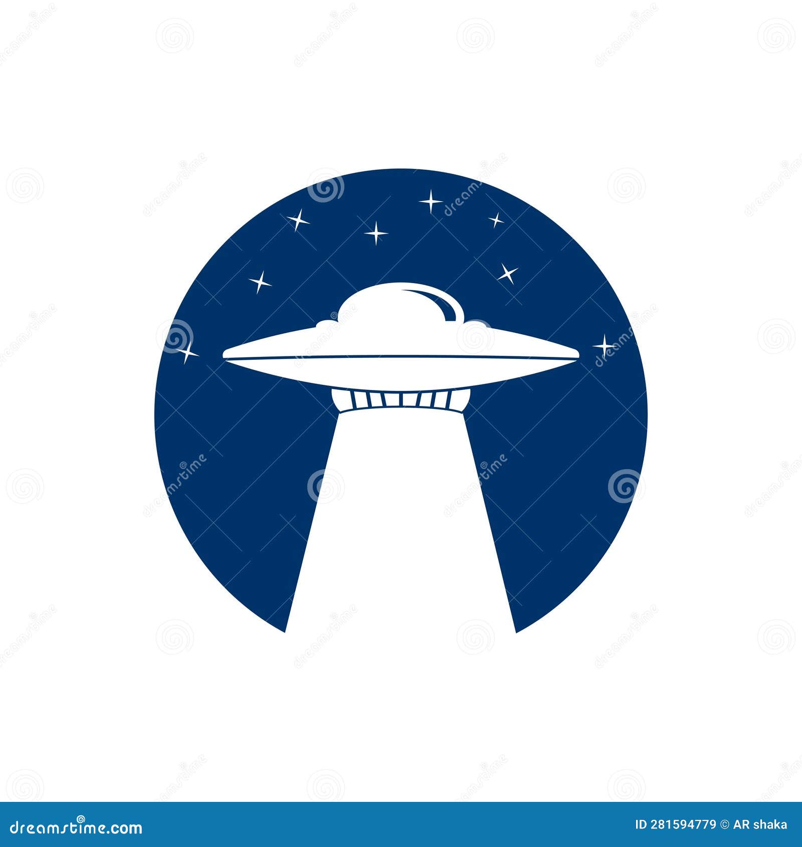 UFO Vector Logo Template Illustration Stock Vector - Illustration of ...
