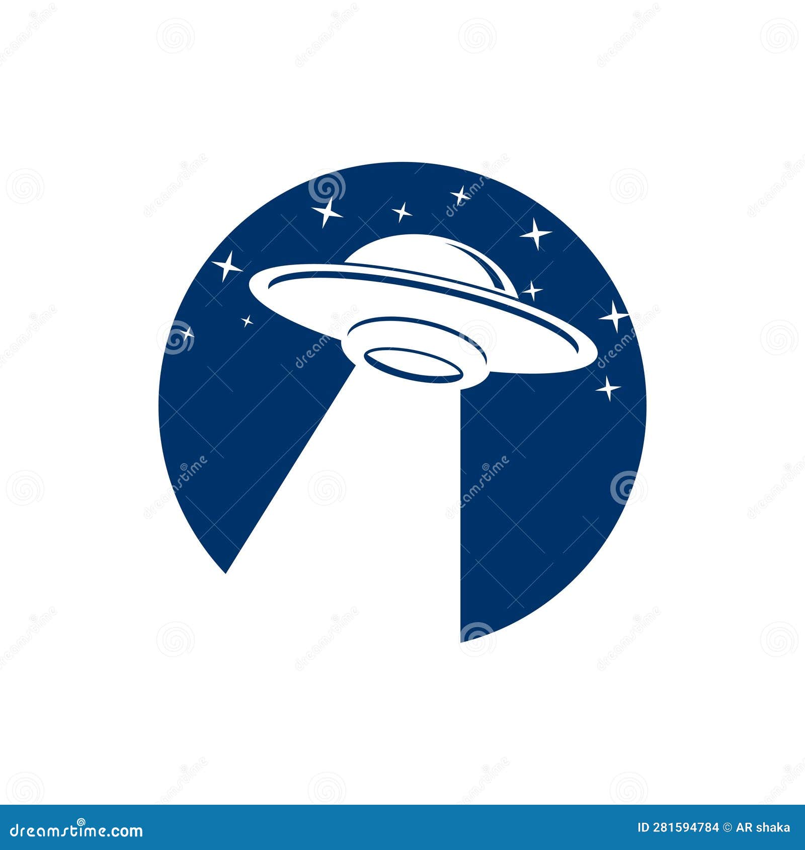 UFO Vector Logo Template Illustration Stock Vector - Illustration of ...