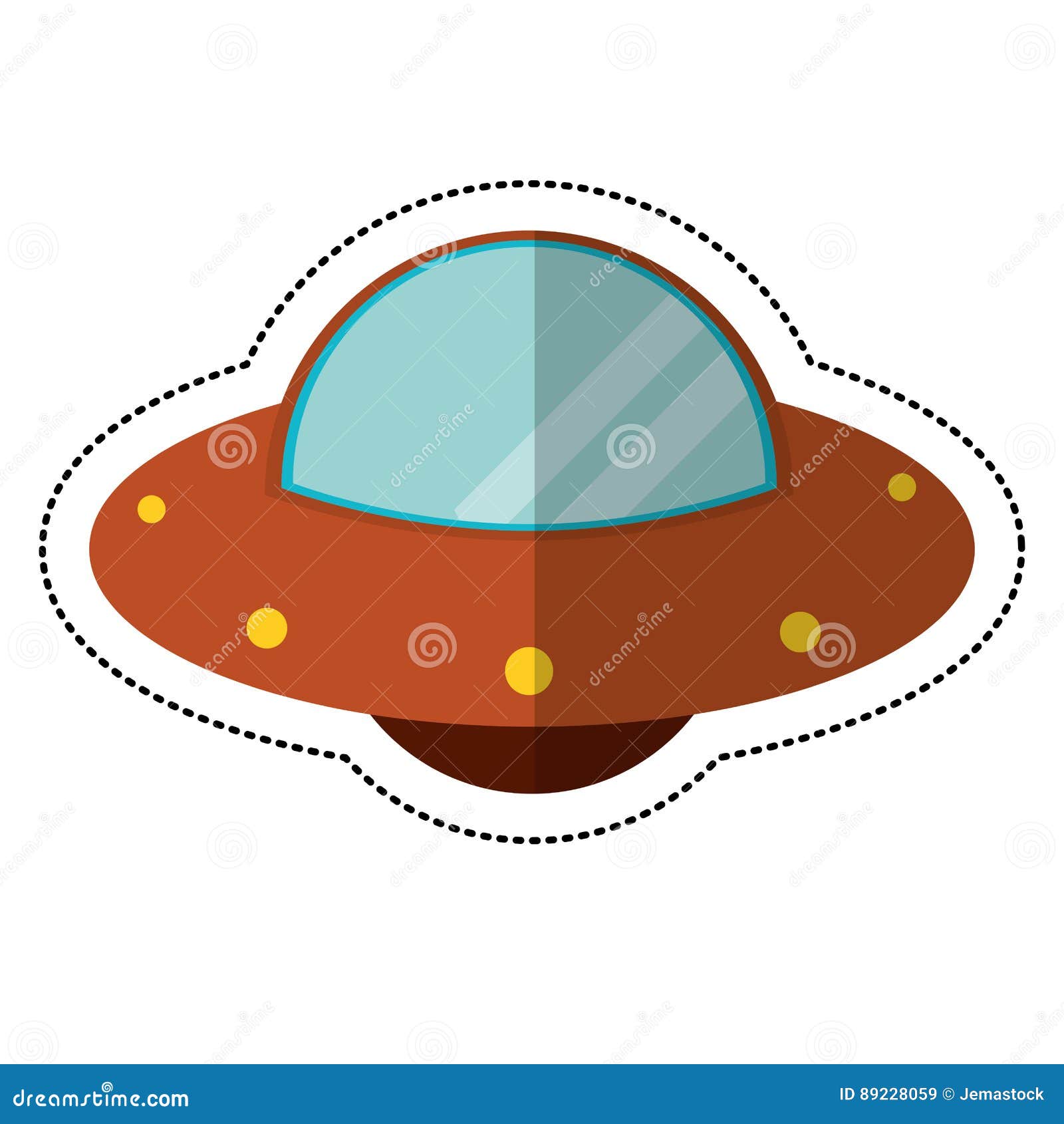 Ufo vehicle space shadow stock illustration. Illustration of spaceship ...