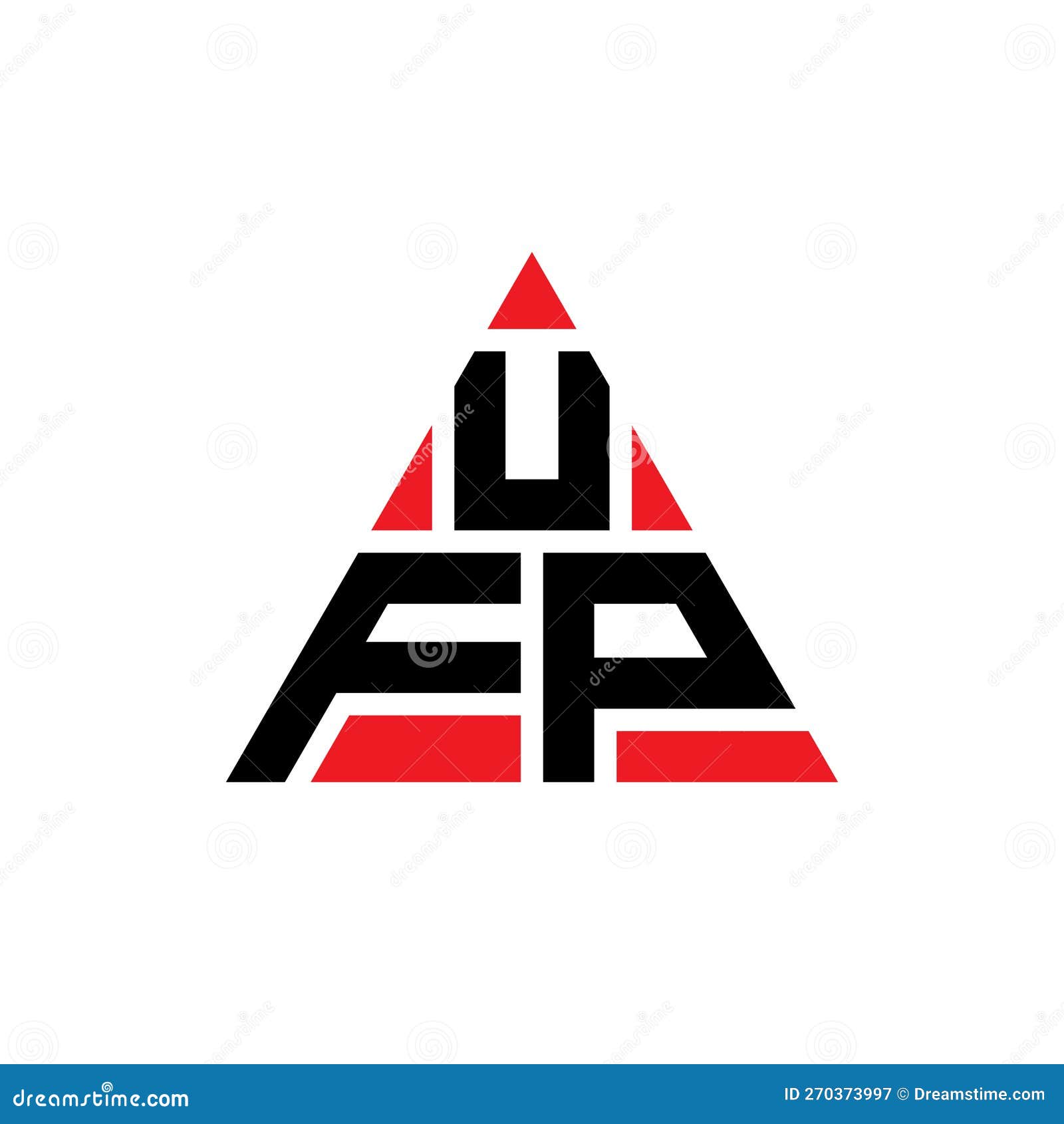 UFP Triangle Letter Logo Design with Triangle Shape. UFP Triangle Logo ...