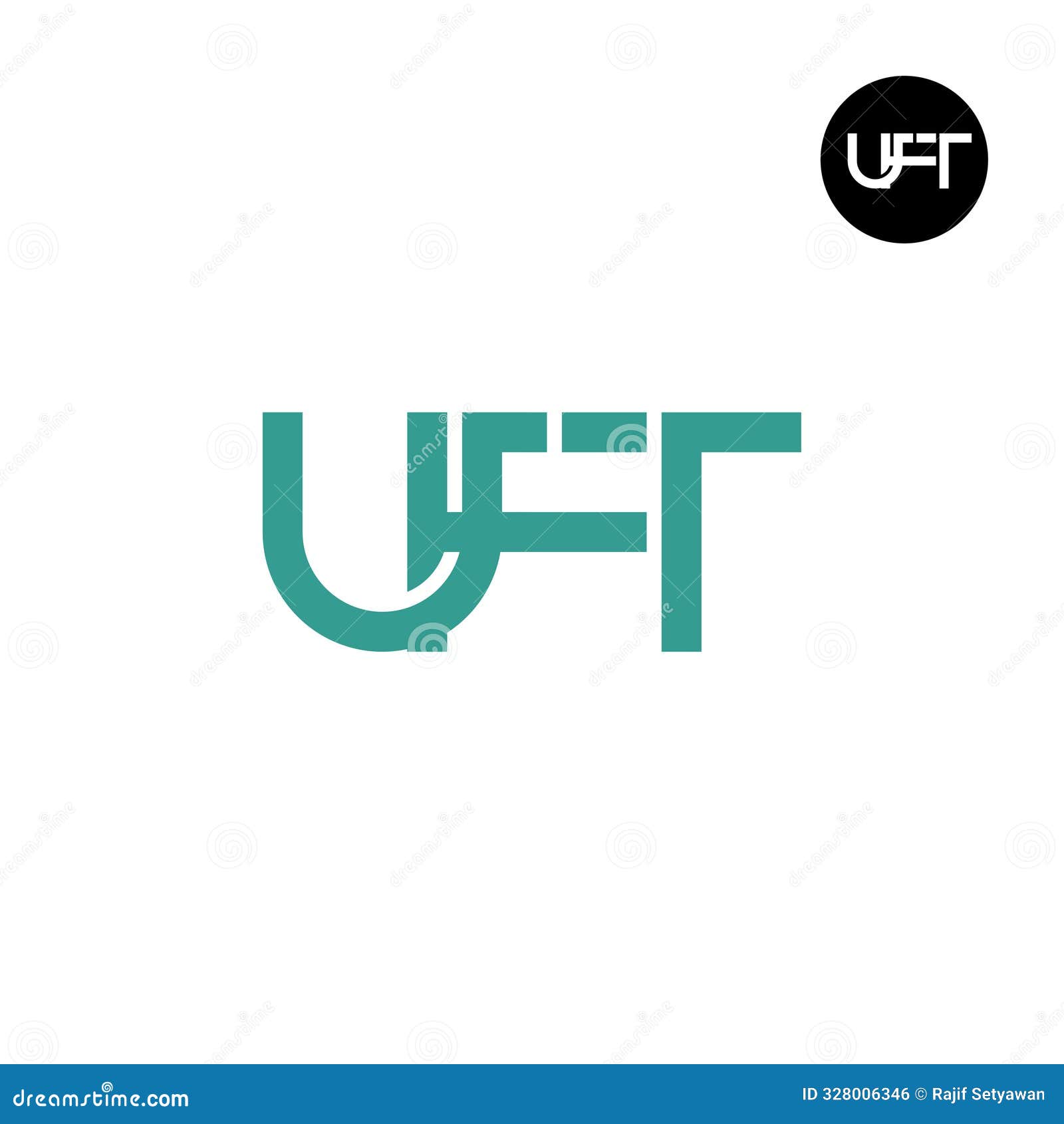 UFT Logo Letter Monogram Design Stock Vector - Illustration of ...