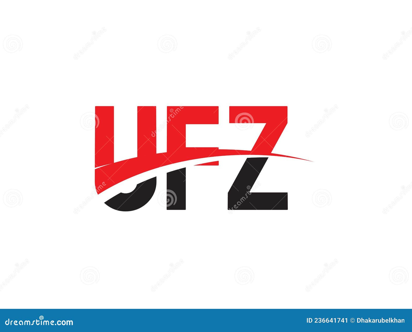 UFZ Letter Initial Logo Design Vector Illustration Stock Image - Image ...