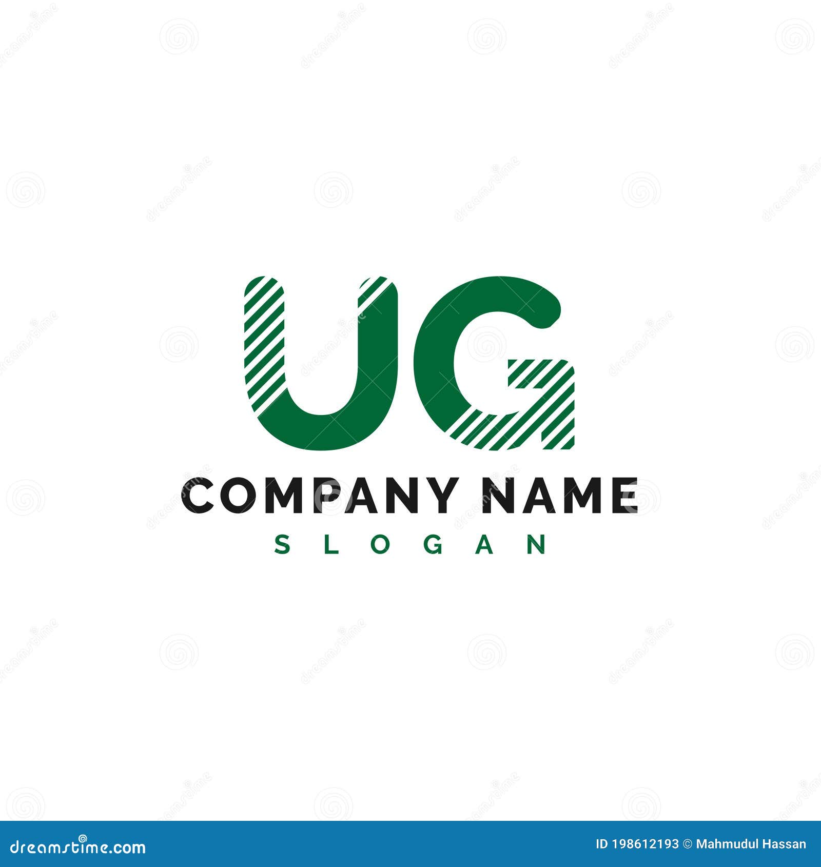UG Letter Logo Design. UG Letter Logo Vector Illustration - Vector ...
