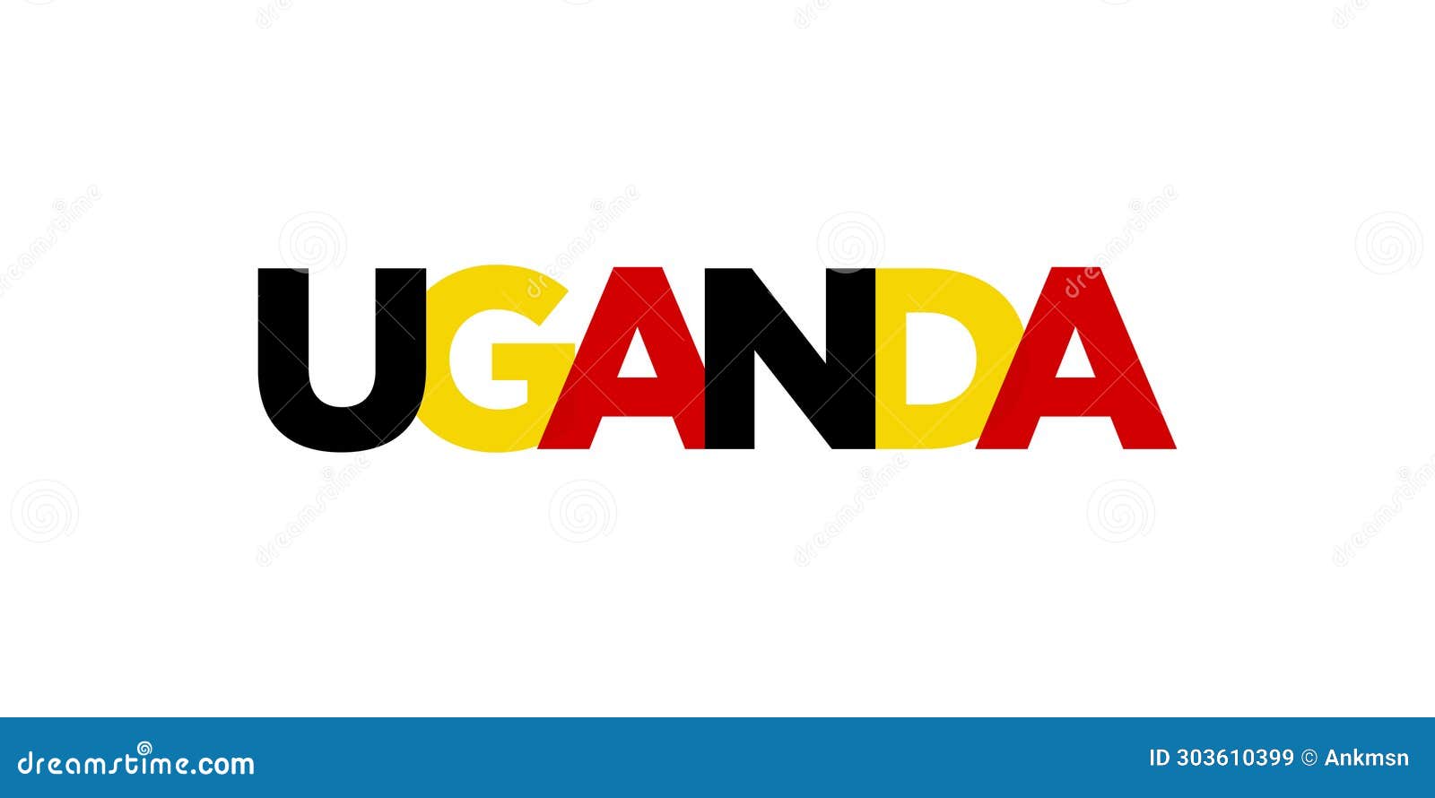 Uganda Emblem. the Design Features a Geometric Style, Vector ...