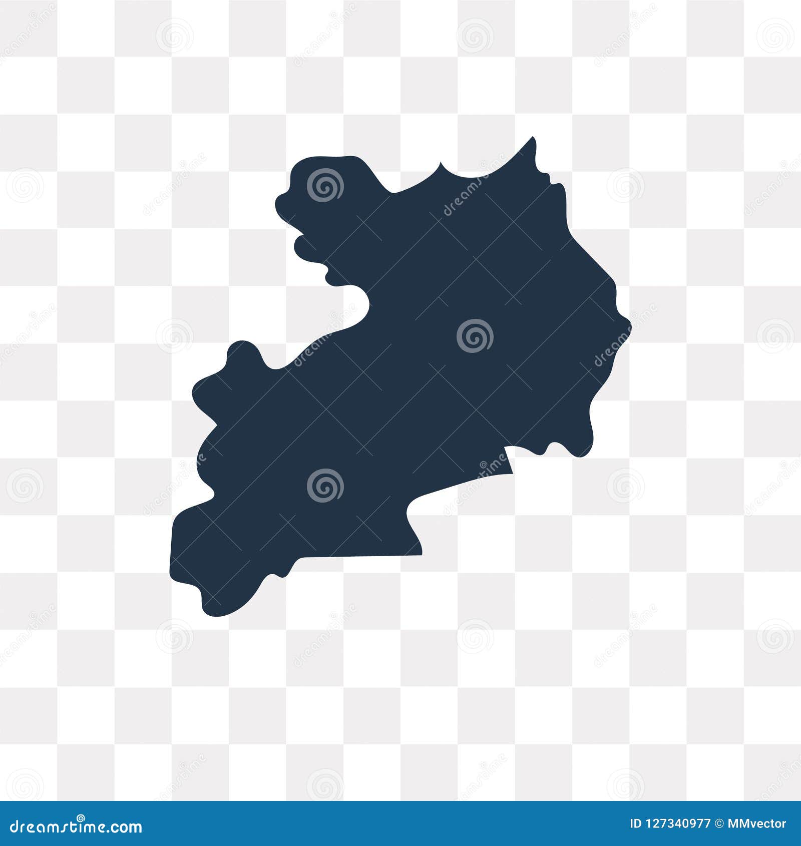 Uganda Map Vector Icon Isolated on Transparent Background, Uganda Map ...