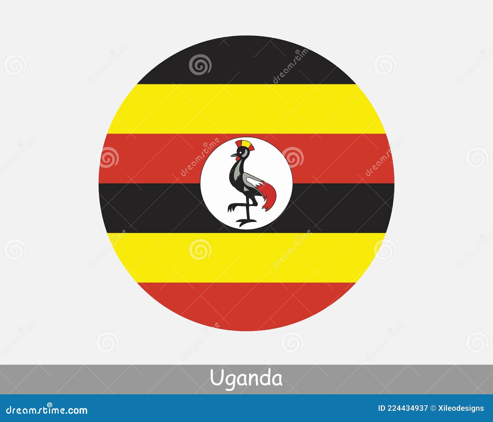 Uganda Round Logos. Vector Illustration | CartoonDealer.com #205015548