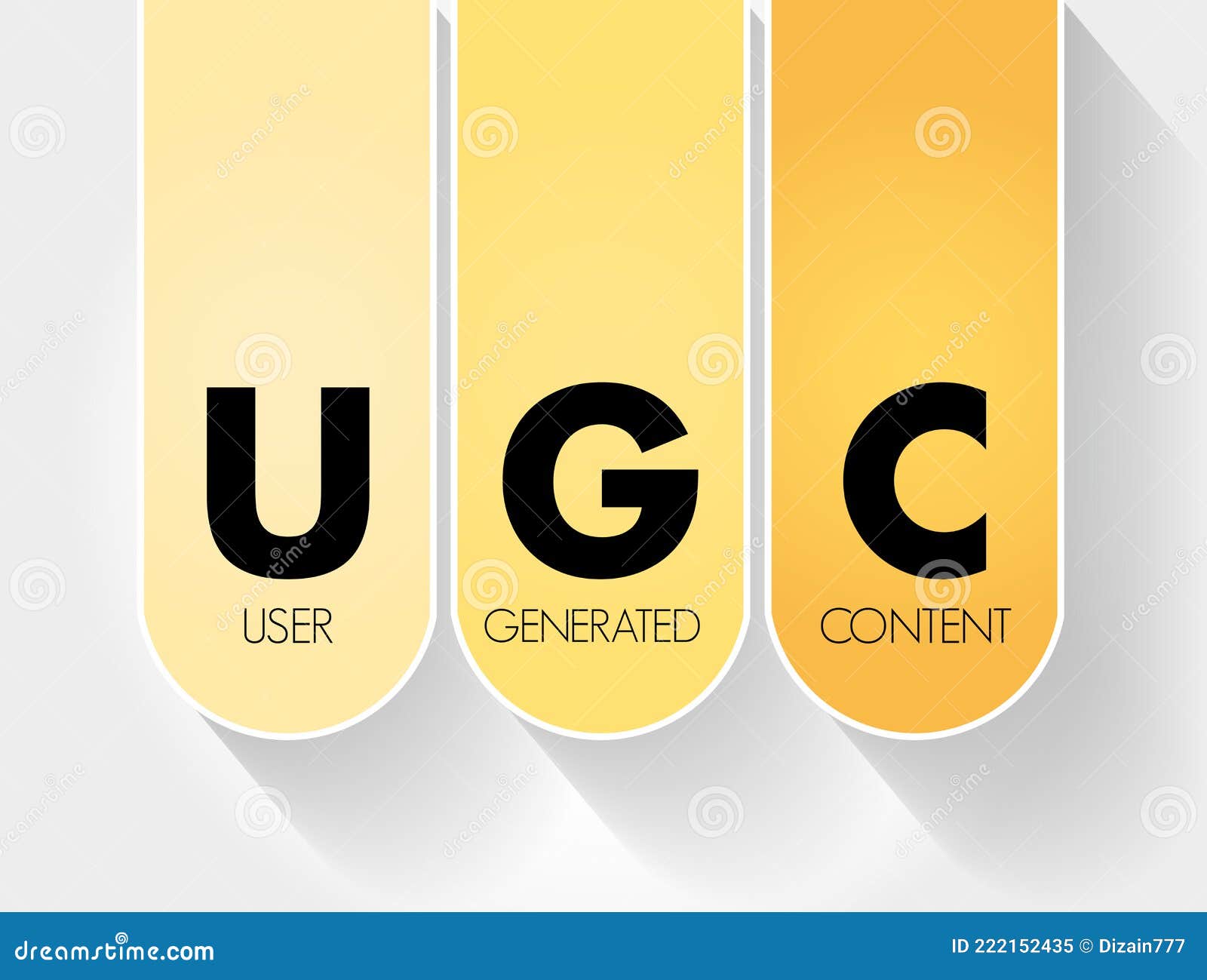 UGC - User Generated Content Acronym, Business Concept Background Stock ...