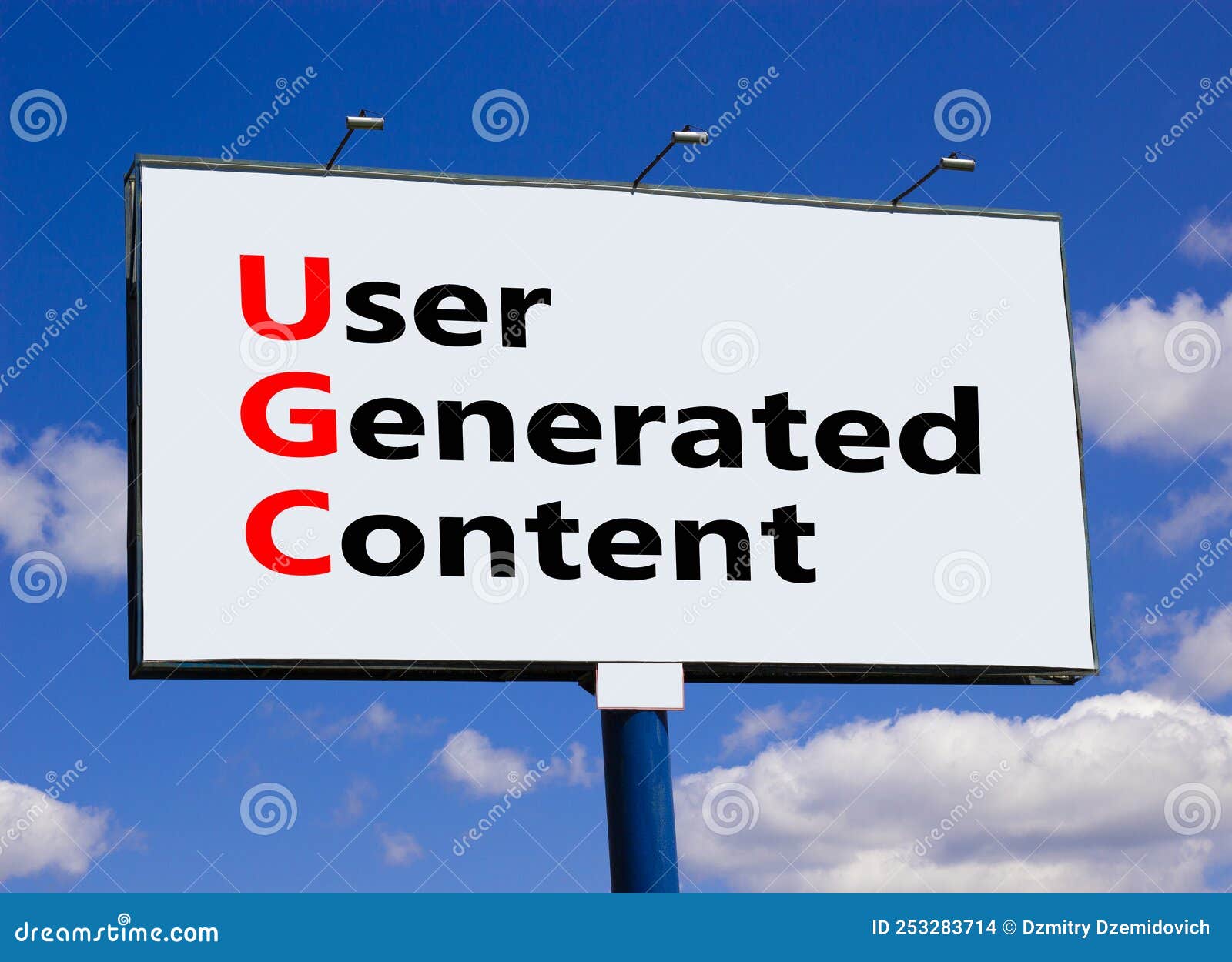 UGC User Generated Content Symbol. Concept Words UGC User Generated ...