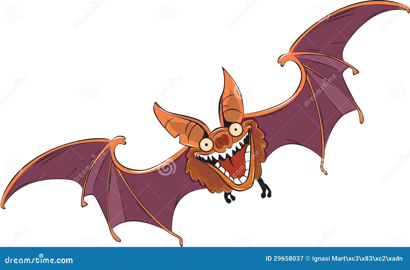 Ugly bat stock vector. Illustration of drawing, wings - 29658037