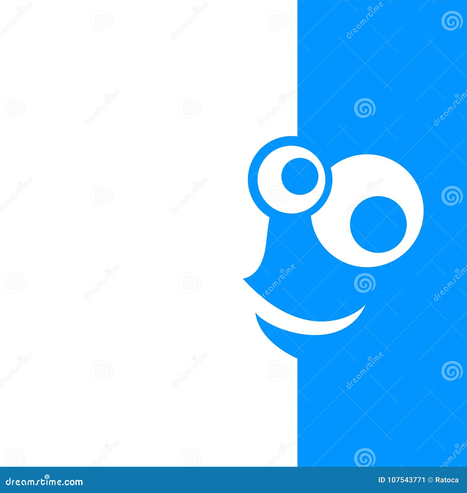 Ugly face illustration stock vector. Illustration of head - 107543771