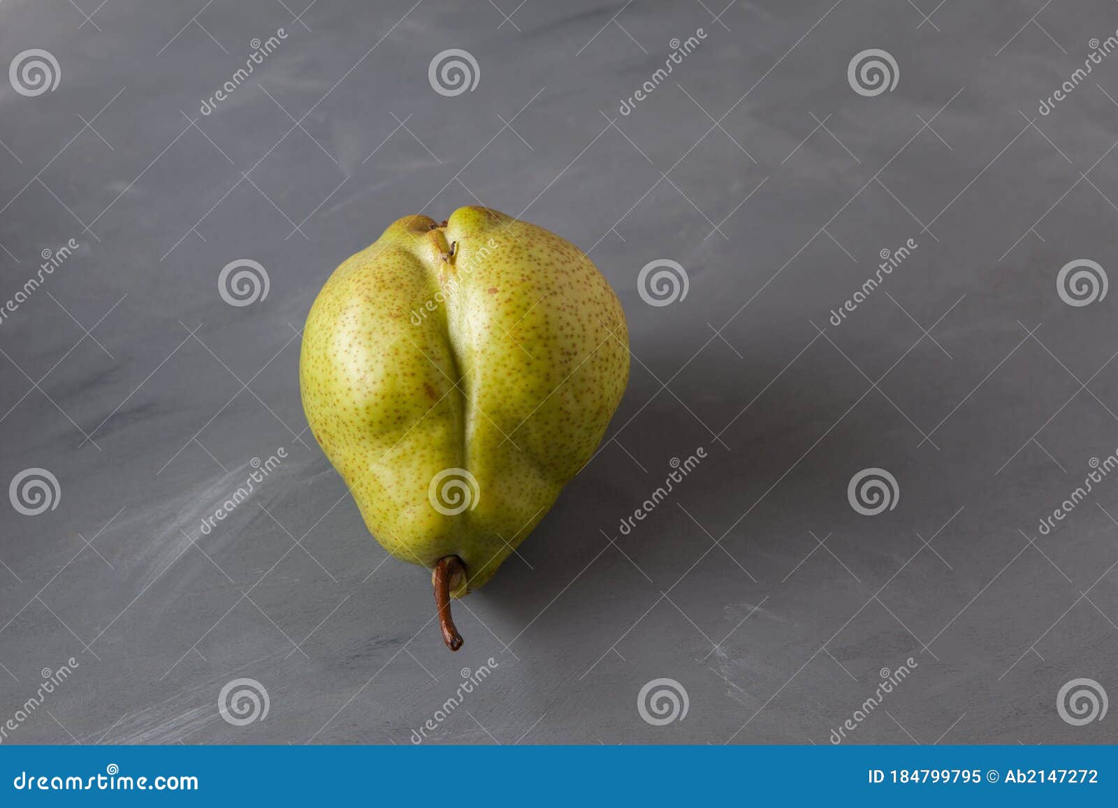 Ugly Fruit. Misshapen Produce Concept. Organic Deformed Strawberries On ...