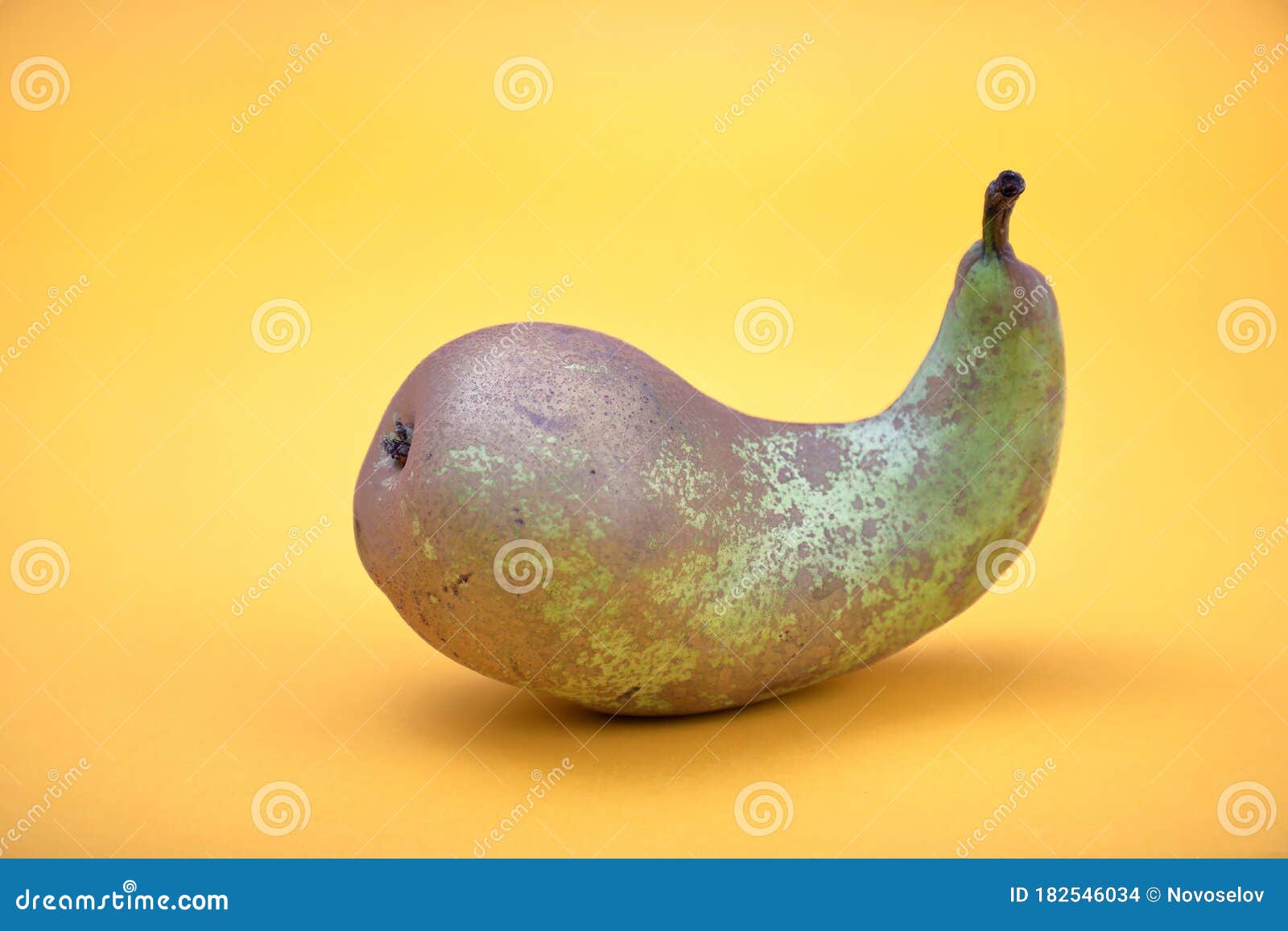 Ugly Fruit. Misshapen Produce Concept. Organic Deformed Strawberries On ...