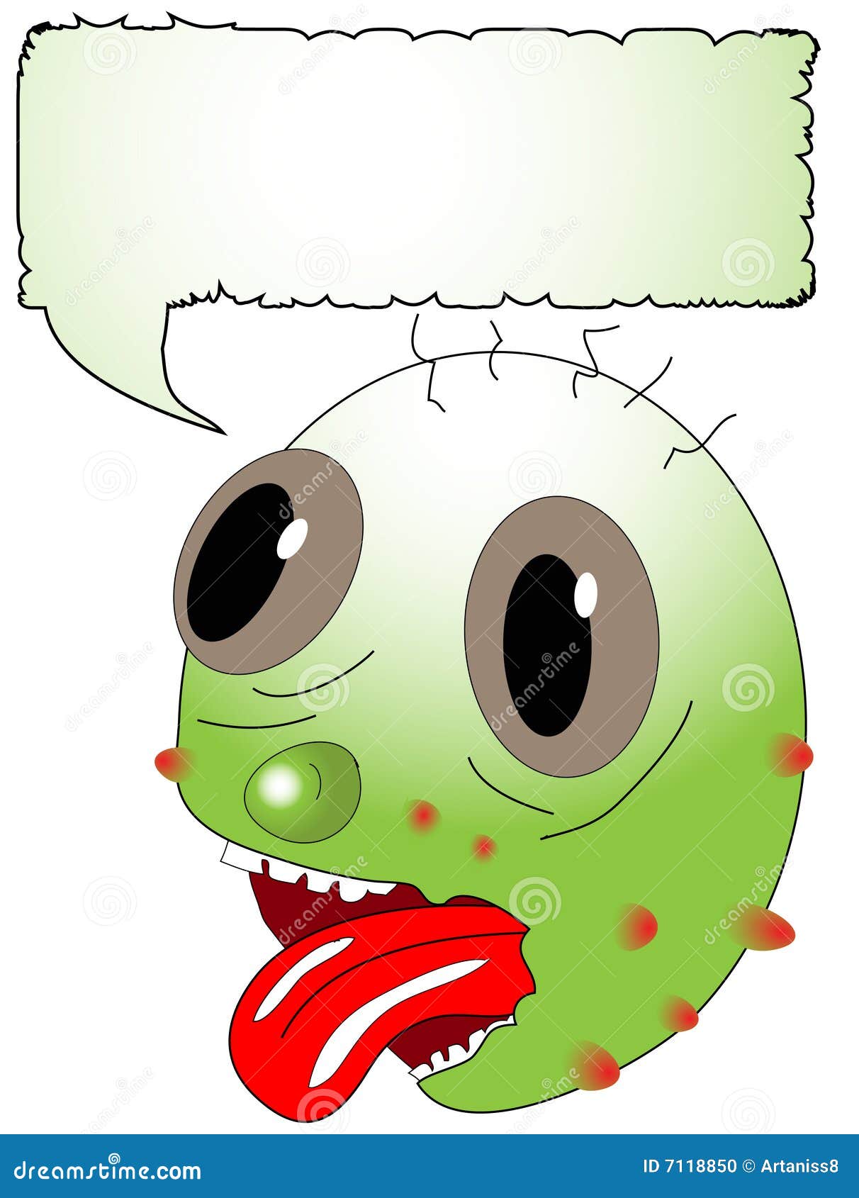 Swelling Cartoon Vector Illustration | CartoonDealer.com #71968810