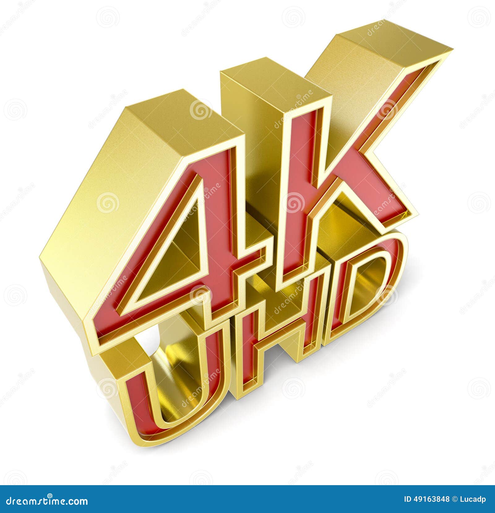Uhd 4k Text stock abbildung. Illustration von hintergrund - 49163848