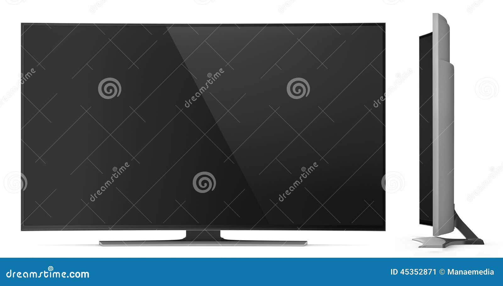 Curved Tv Screen Royalty-Free Stock Image | CartoonDealer.com #43309918