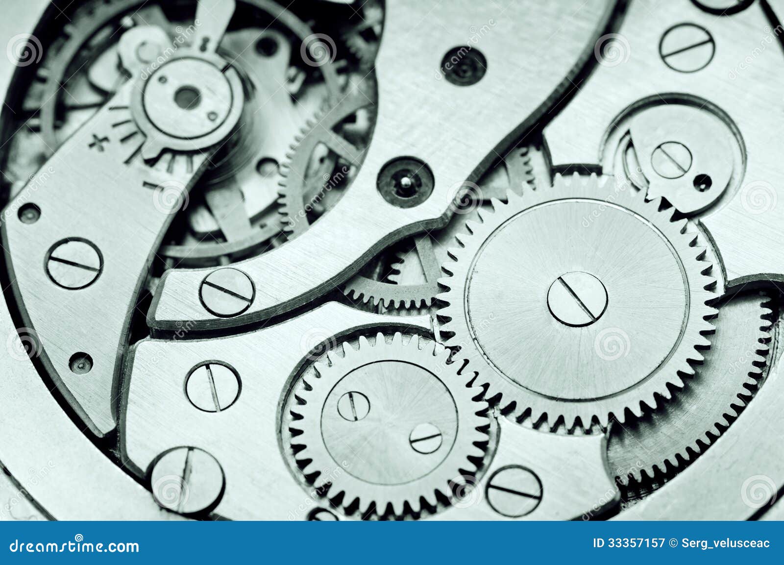 Uhrwerk stockbild. Bild von nahaufnahme, instrument, innere - 33357157