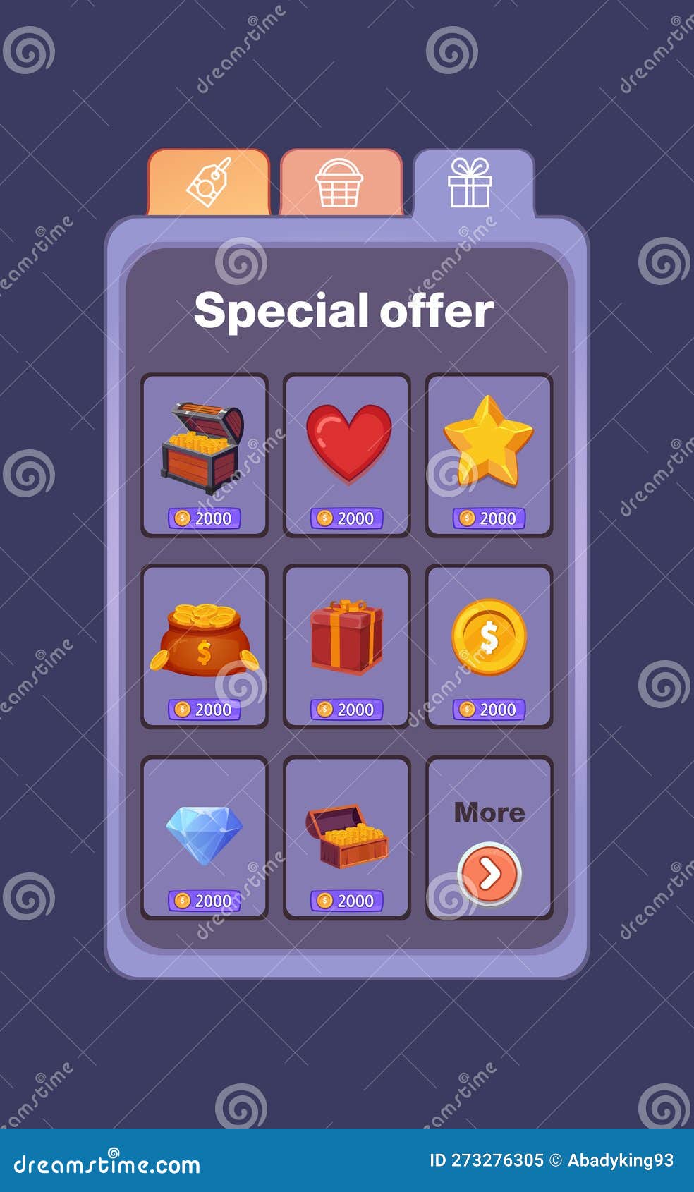 Mobile Game Store , Ui - Ux Stock Vector - Illustration of circle, line ...