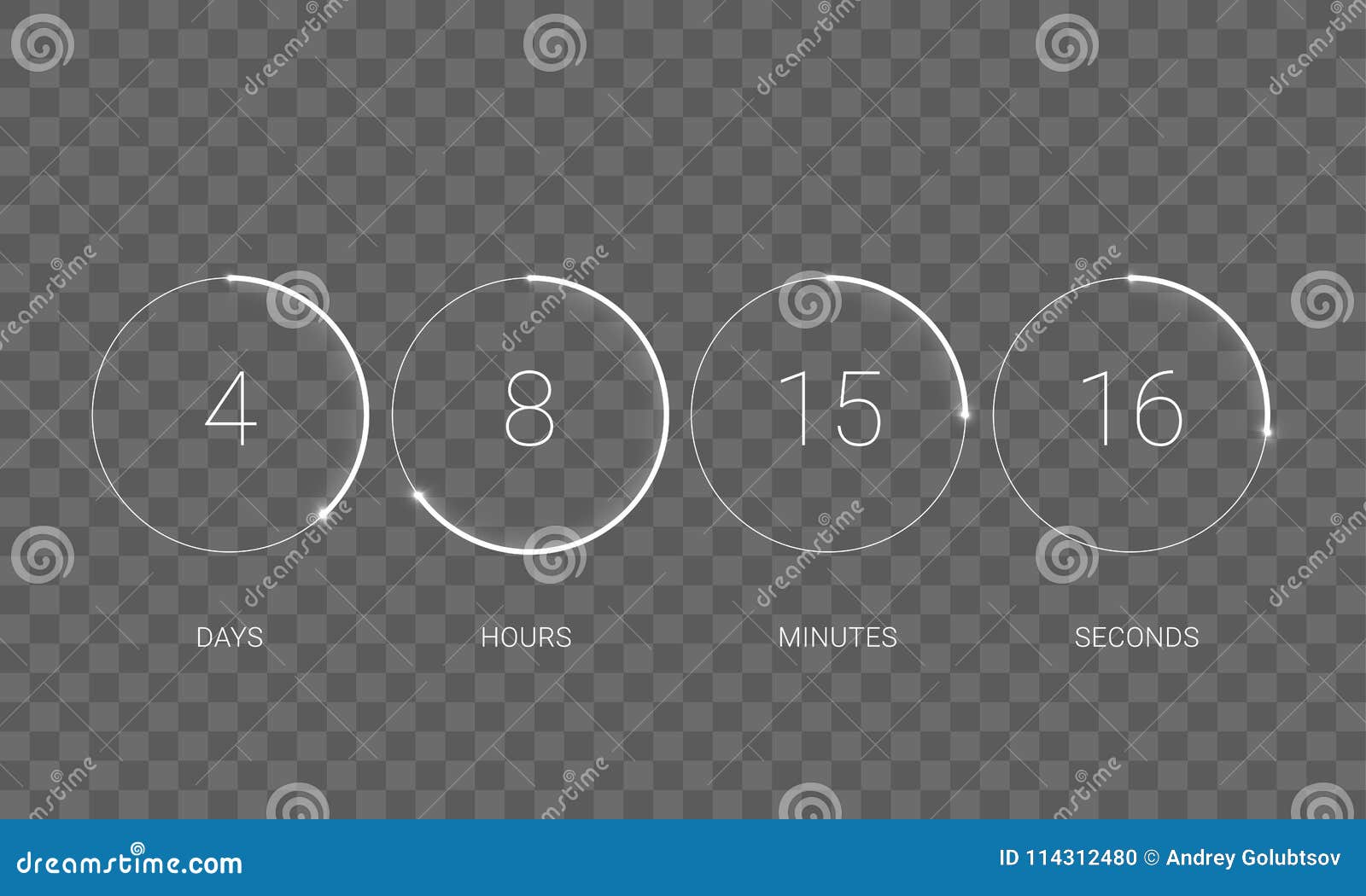 Clock Counter Timer Flip Countdown Time Remaining Countdown Vector