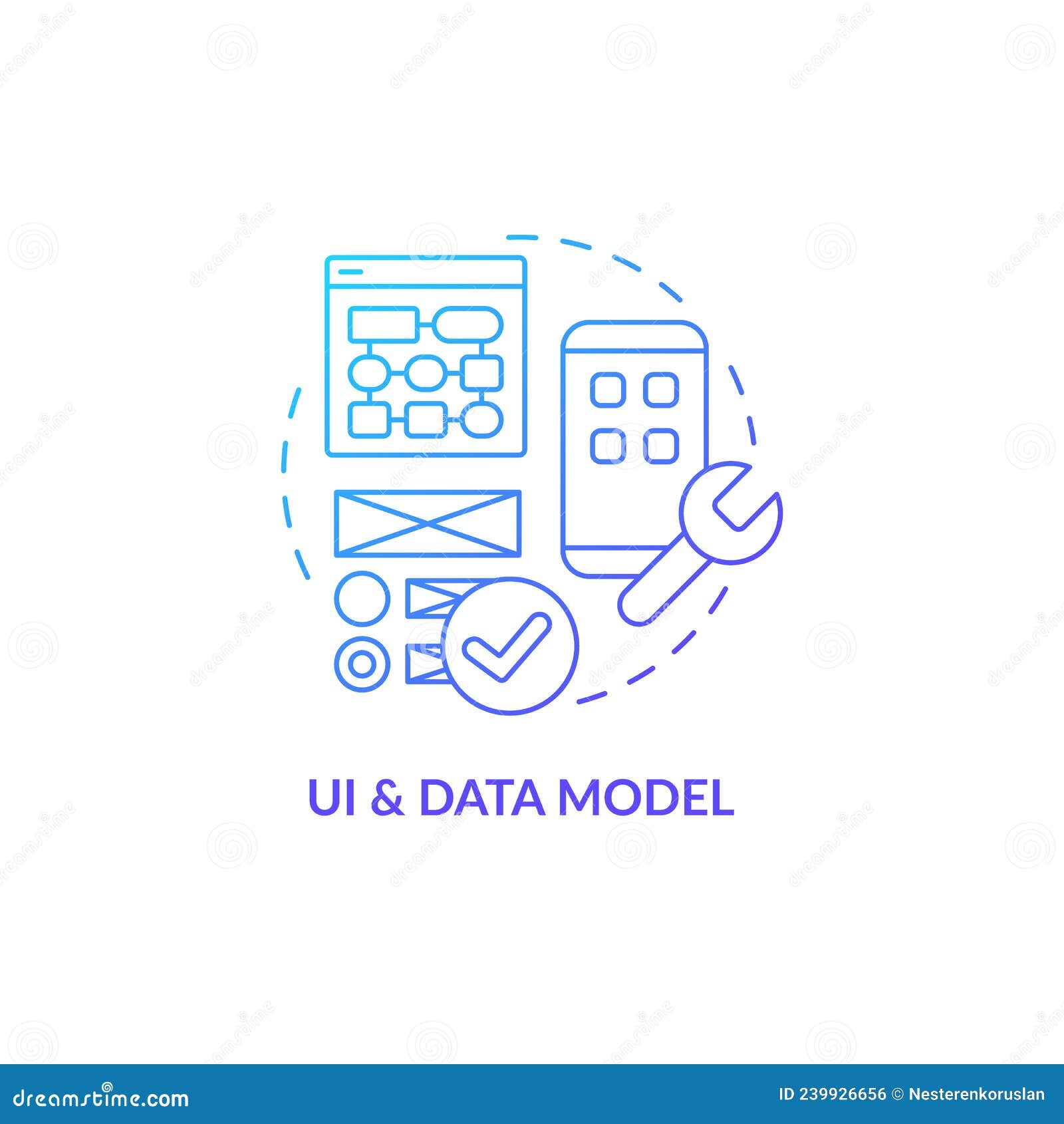 Data, Model, Orbit, Planetary, Solar Solid Icon Infographics 5 Steps ...