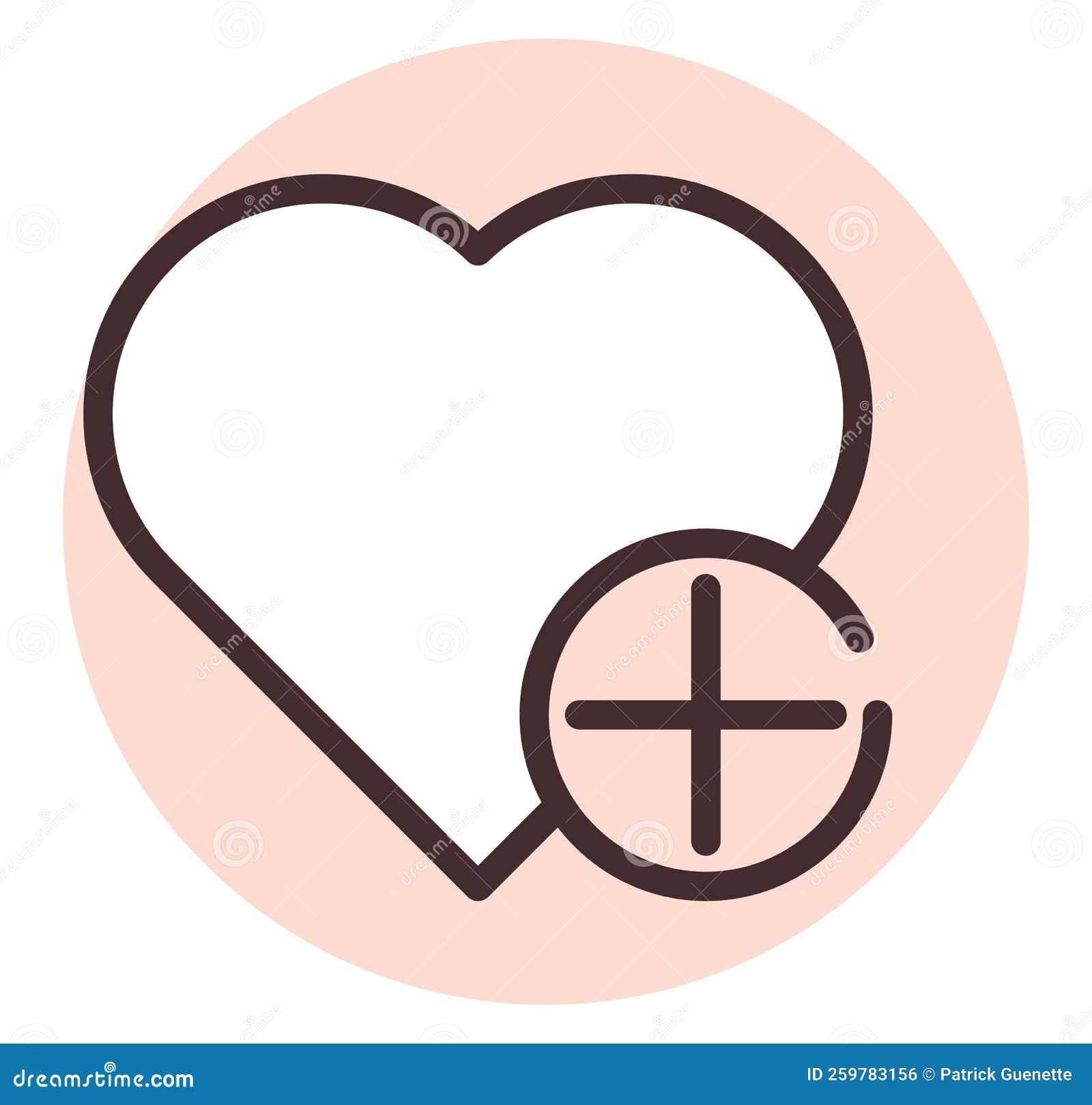 Ui favorite, icon stock vector. Illustration of isolated - 259783156