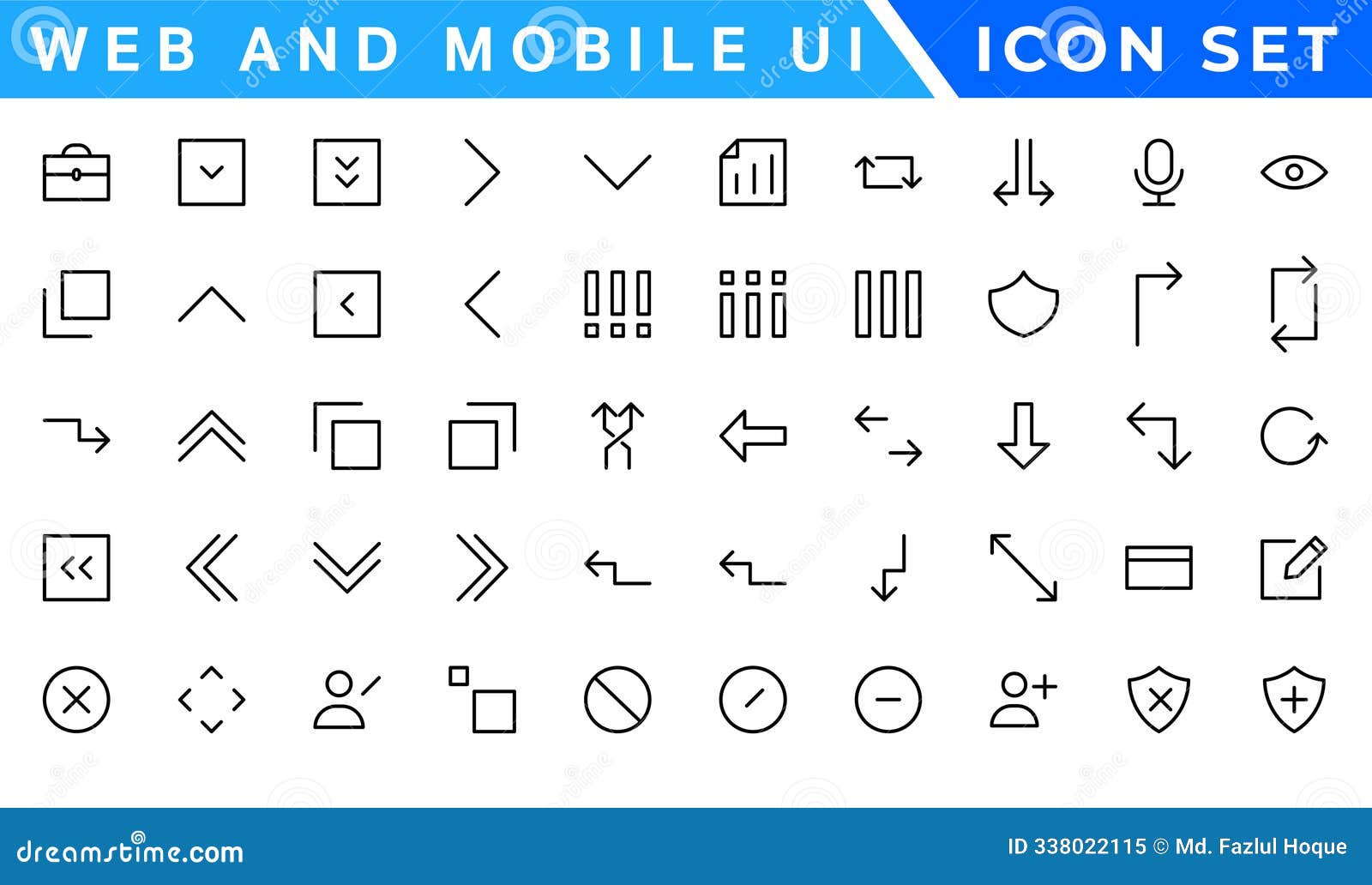 UI UX Icon Mega Set, User Interface Iconset Collection Stock Vector - Illustration of money ...