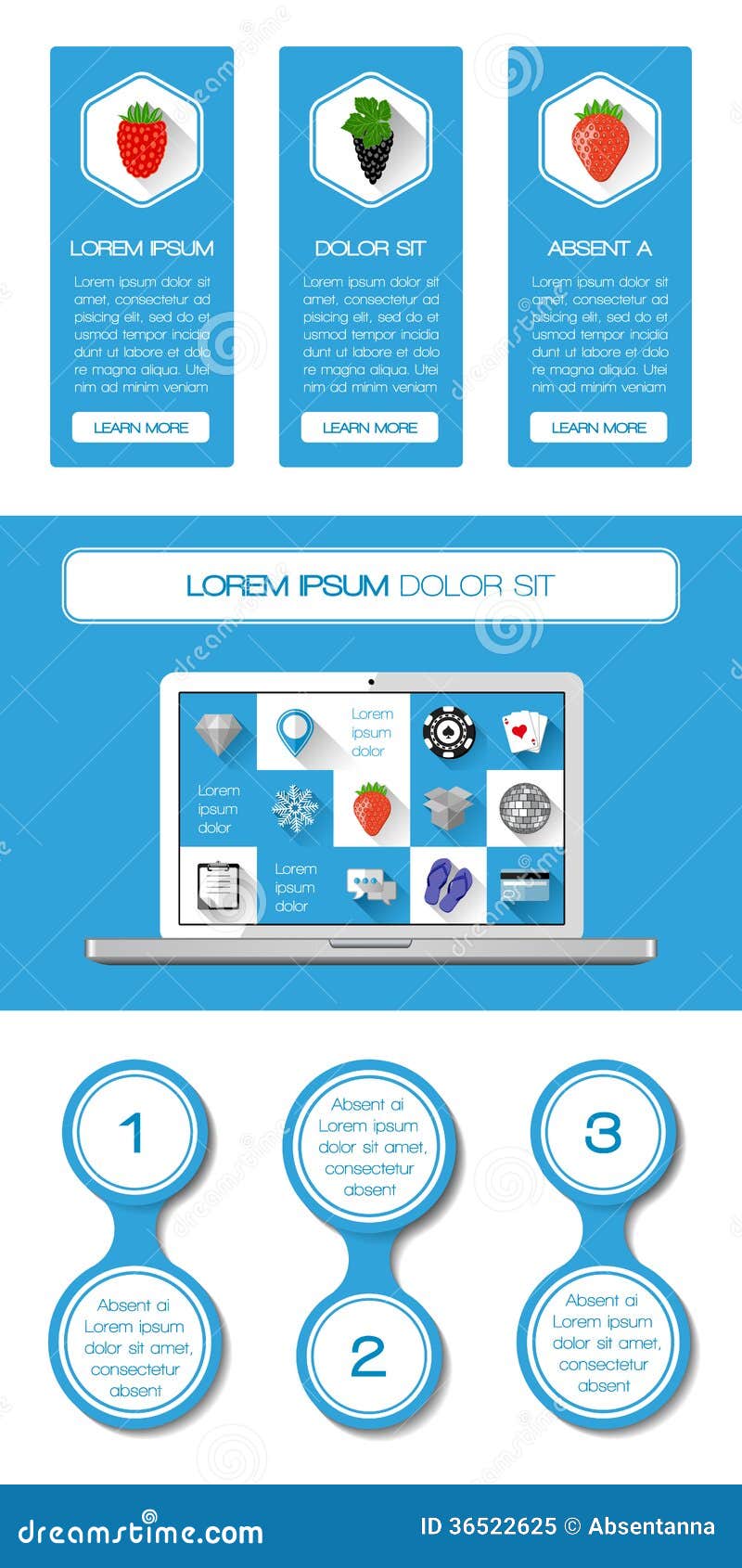 Ui, Infographics and Web Elements Stock Vector - Illustration of icon, chart: 36522625