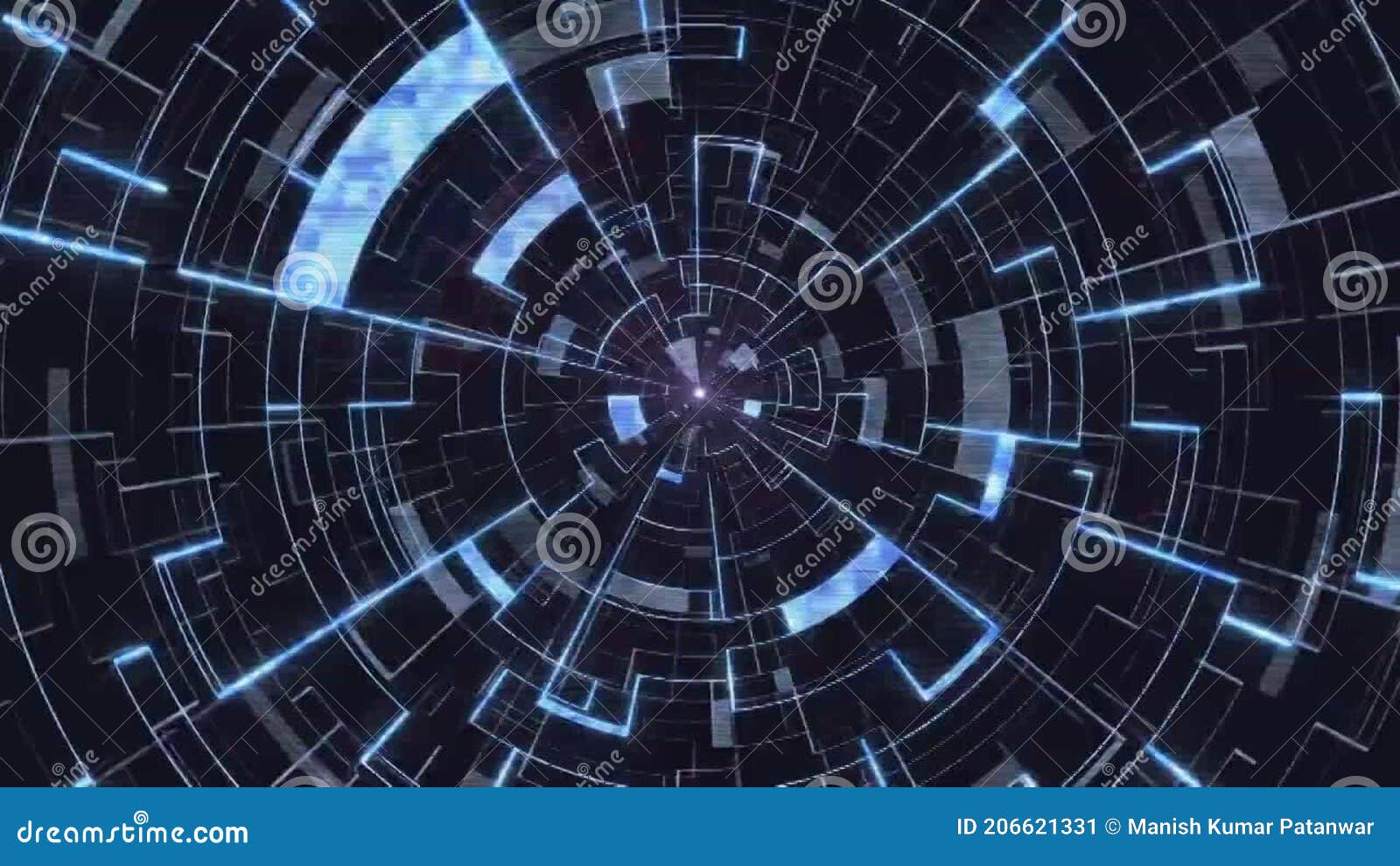 Ui Interface Background with Hologram Display Stock Video - Video of ...