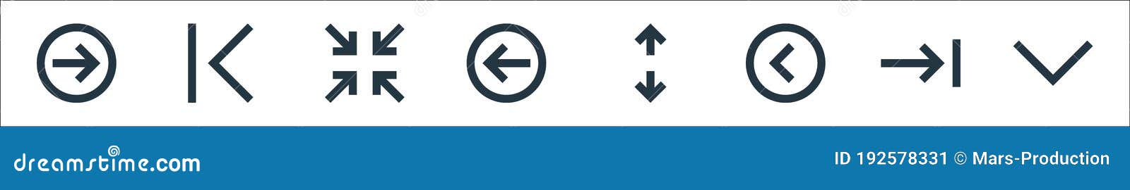 Linear Minimize Icon From Arrows Outline Collection. Thin Line Minimize ...