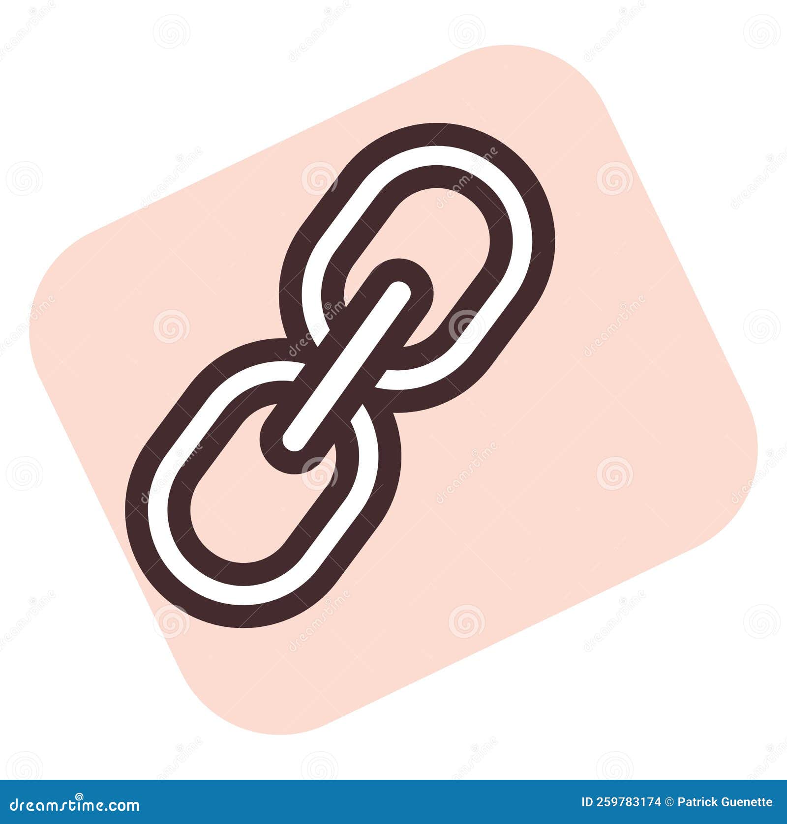 UI Link, icon stock vector. Illustration of graphic - 259783174