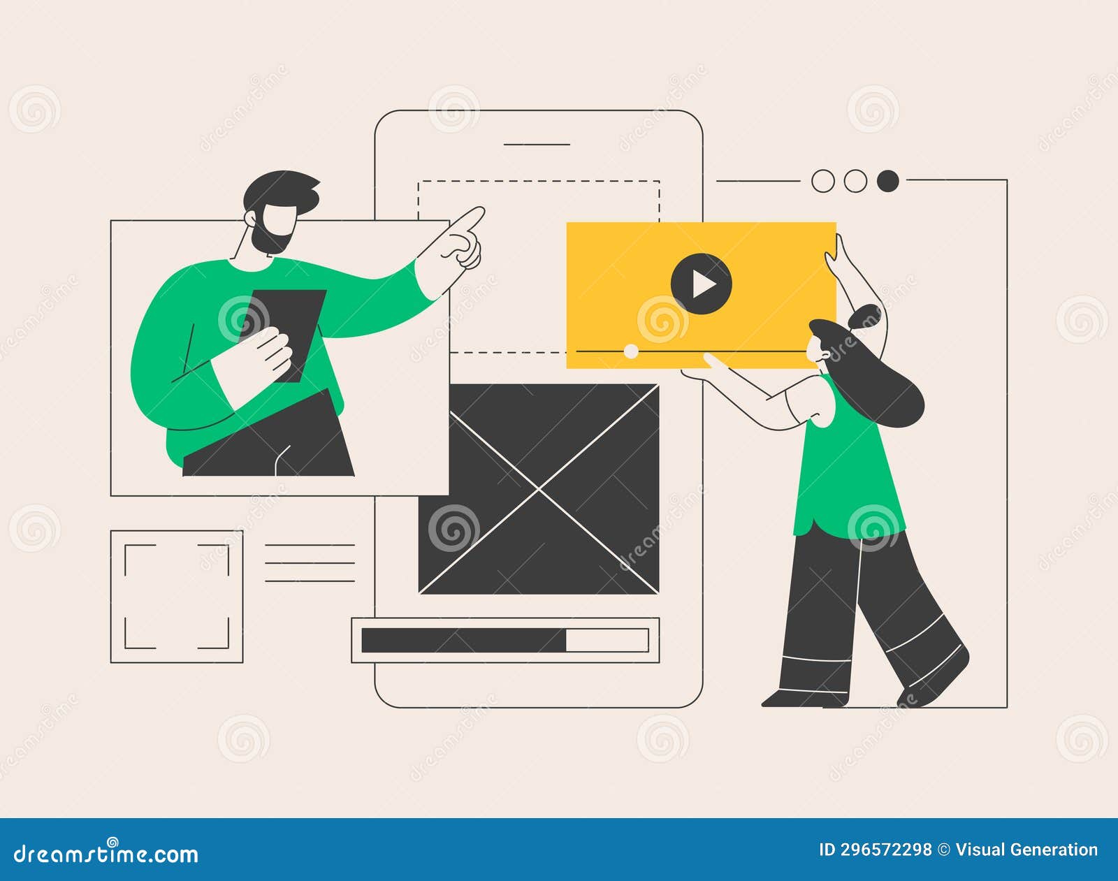 Ui And Ux Design Abstract Concept Vector Illustration Stock Vector