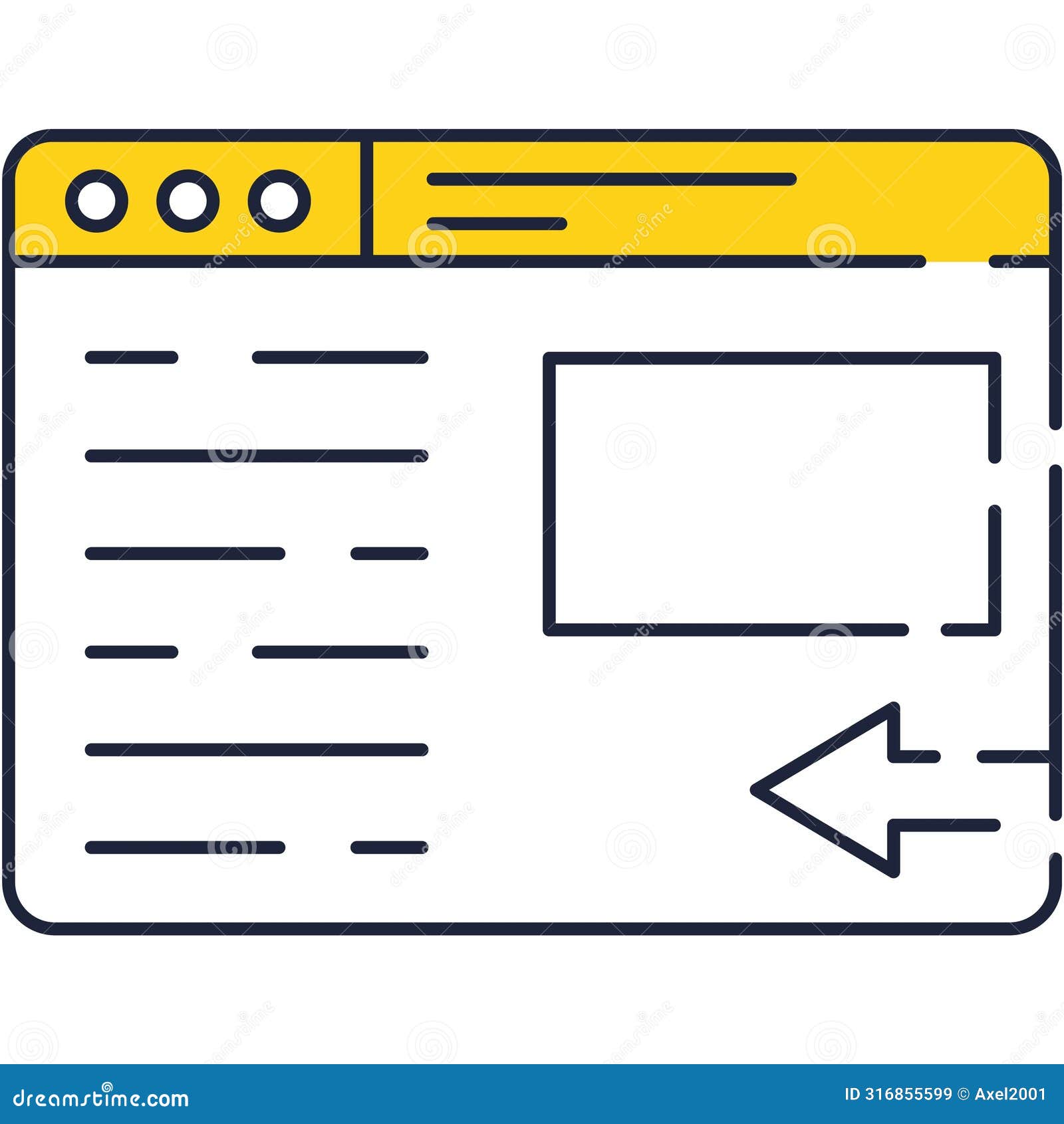 UI and UX Design Icon Vector Web Interface Stock Vector - Illustration of interface, project ...