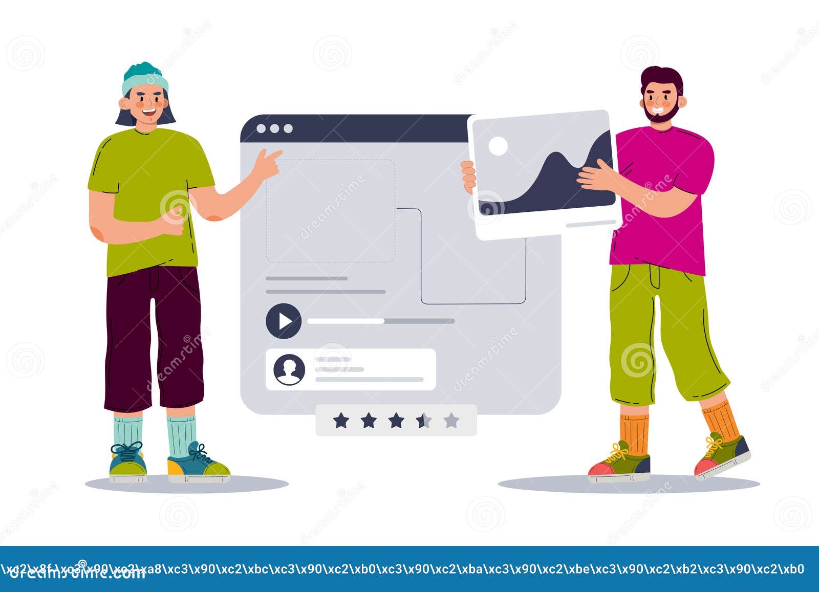 Ui Ux Designer Arrangement Interface Elements of the Application and ...